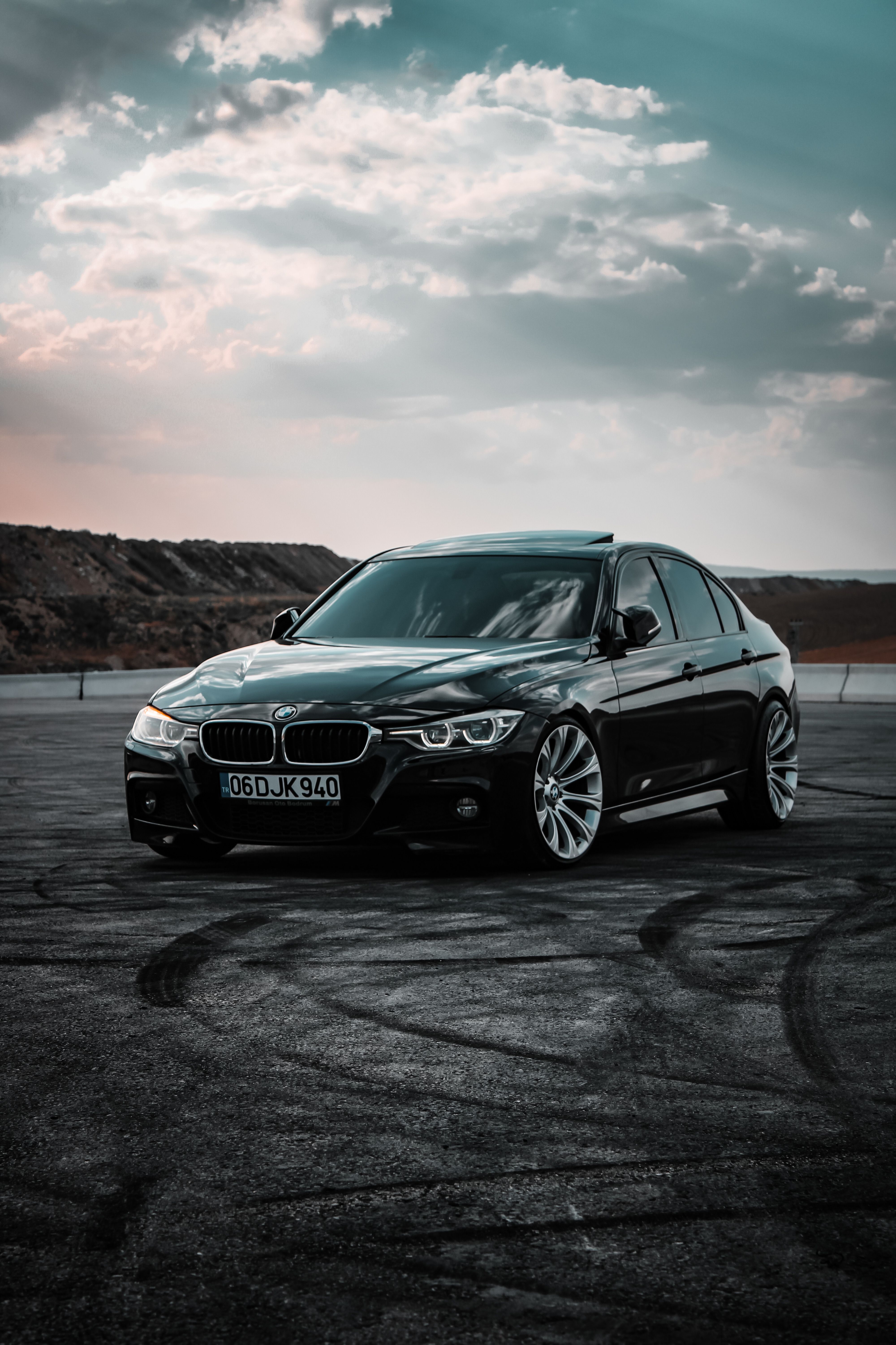 Black BMW F30 · Free Stock Photo