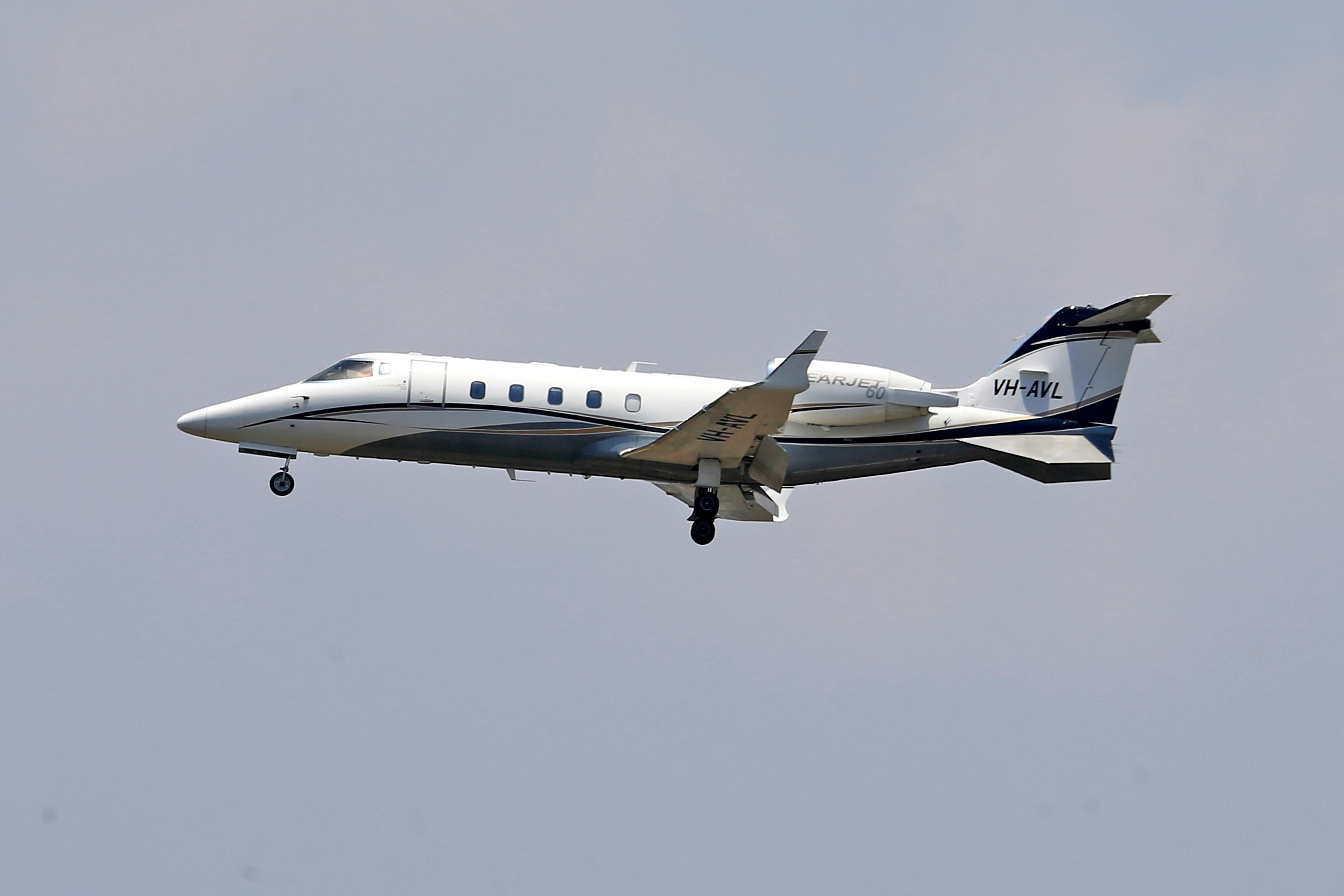 Learjet 60 Flying on Sky · Free Stock Photo
