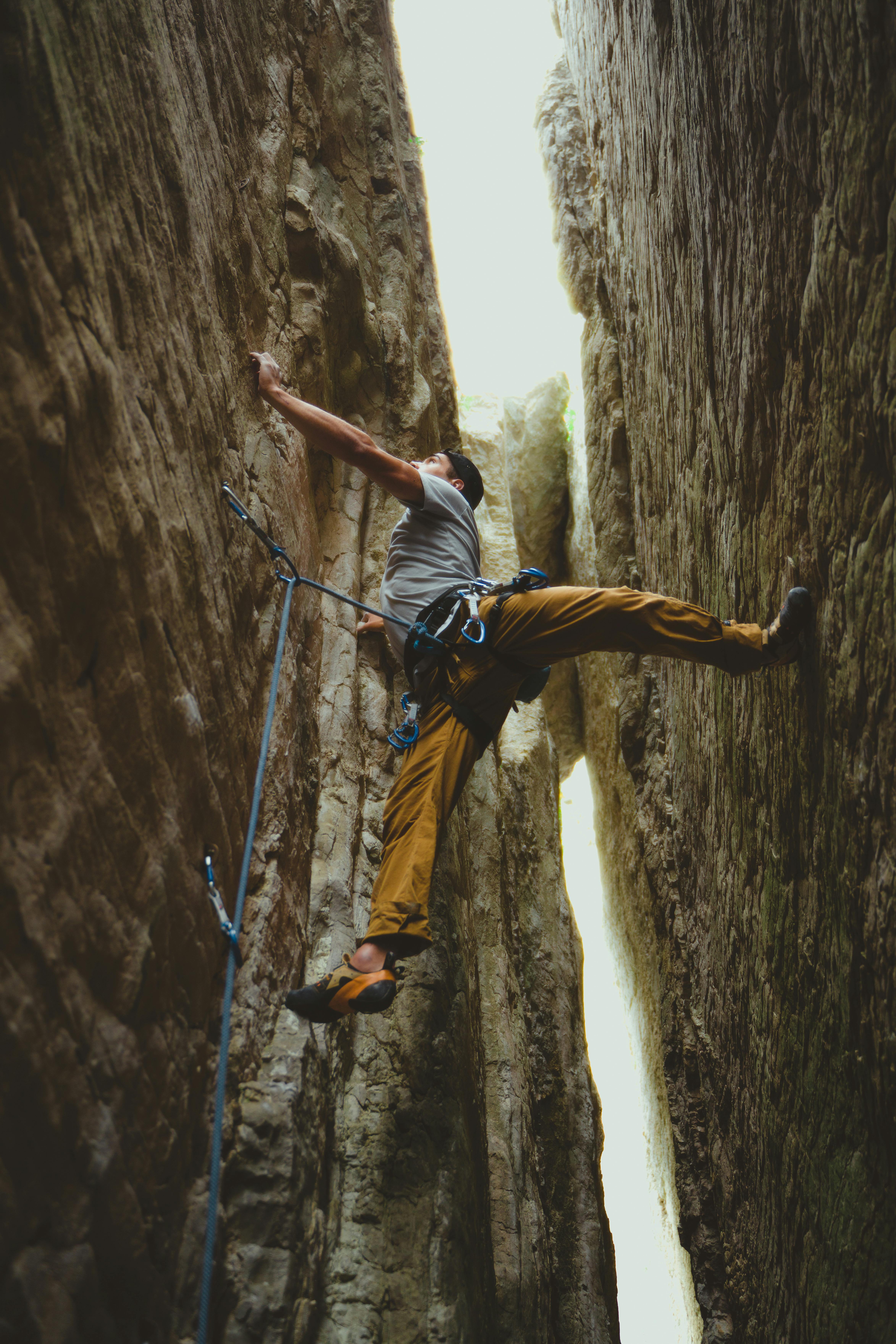 Person Rock Climbing · Free Stock Photo