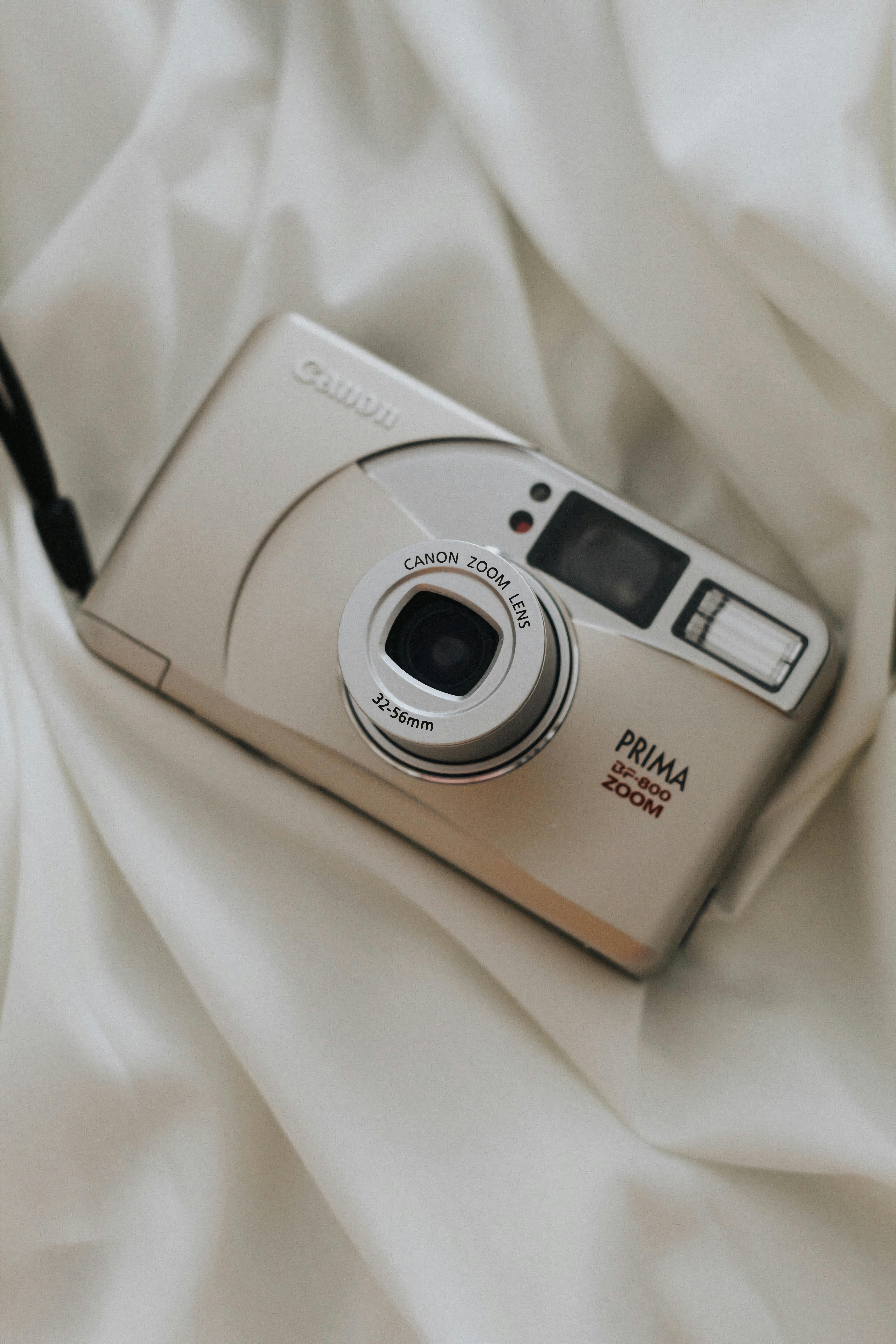 White Camera on White Background · Free Stock Photo