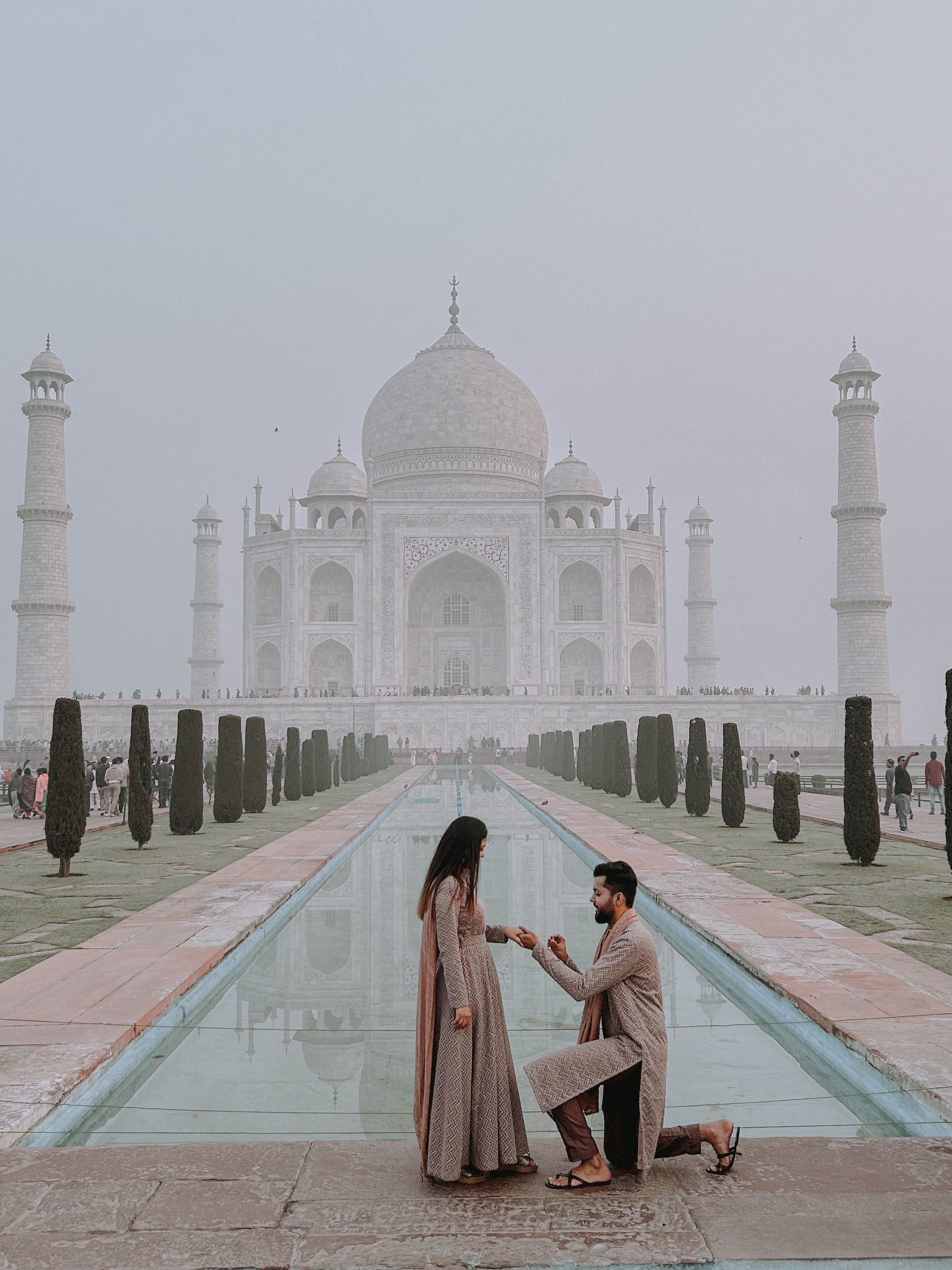 Man Proposing to a Woman in Mountains · Free Stock Photo