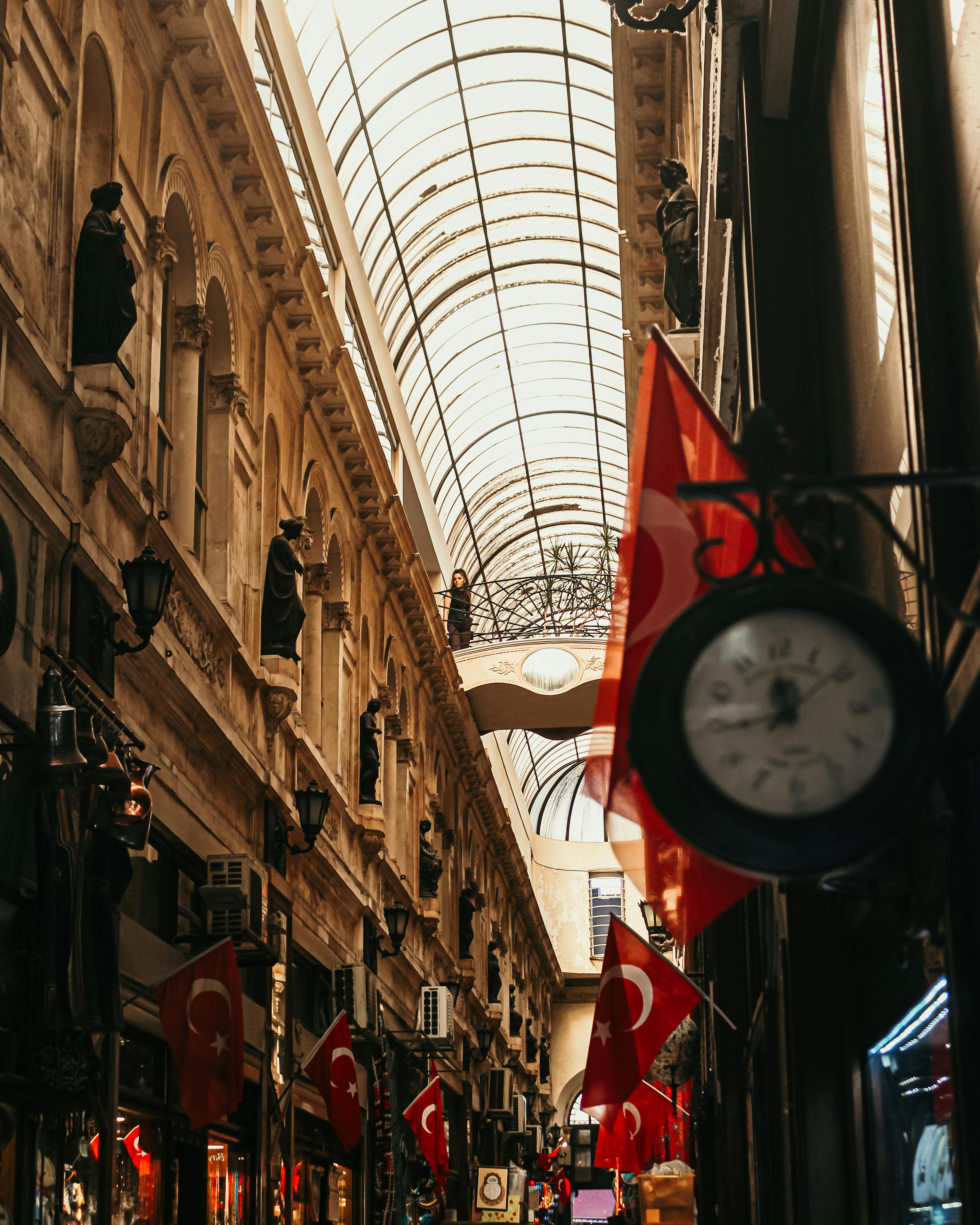 Interior Design in City Old Historic Shopping Mall · Free Stock Photo