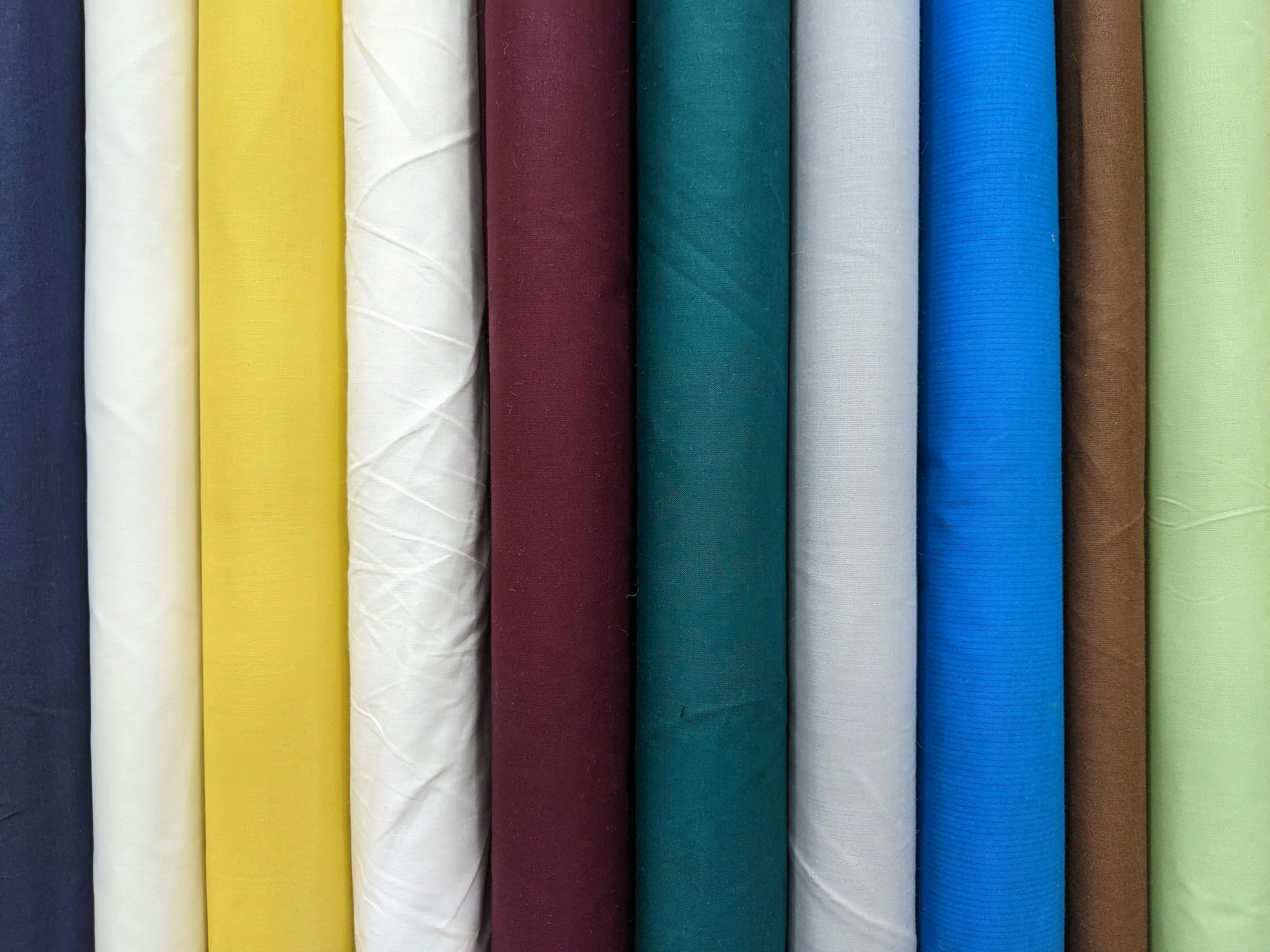 Colorful Fabrics Colors · Free Stock Photo
