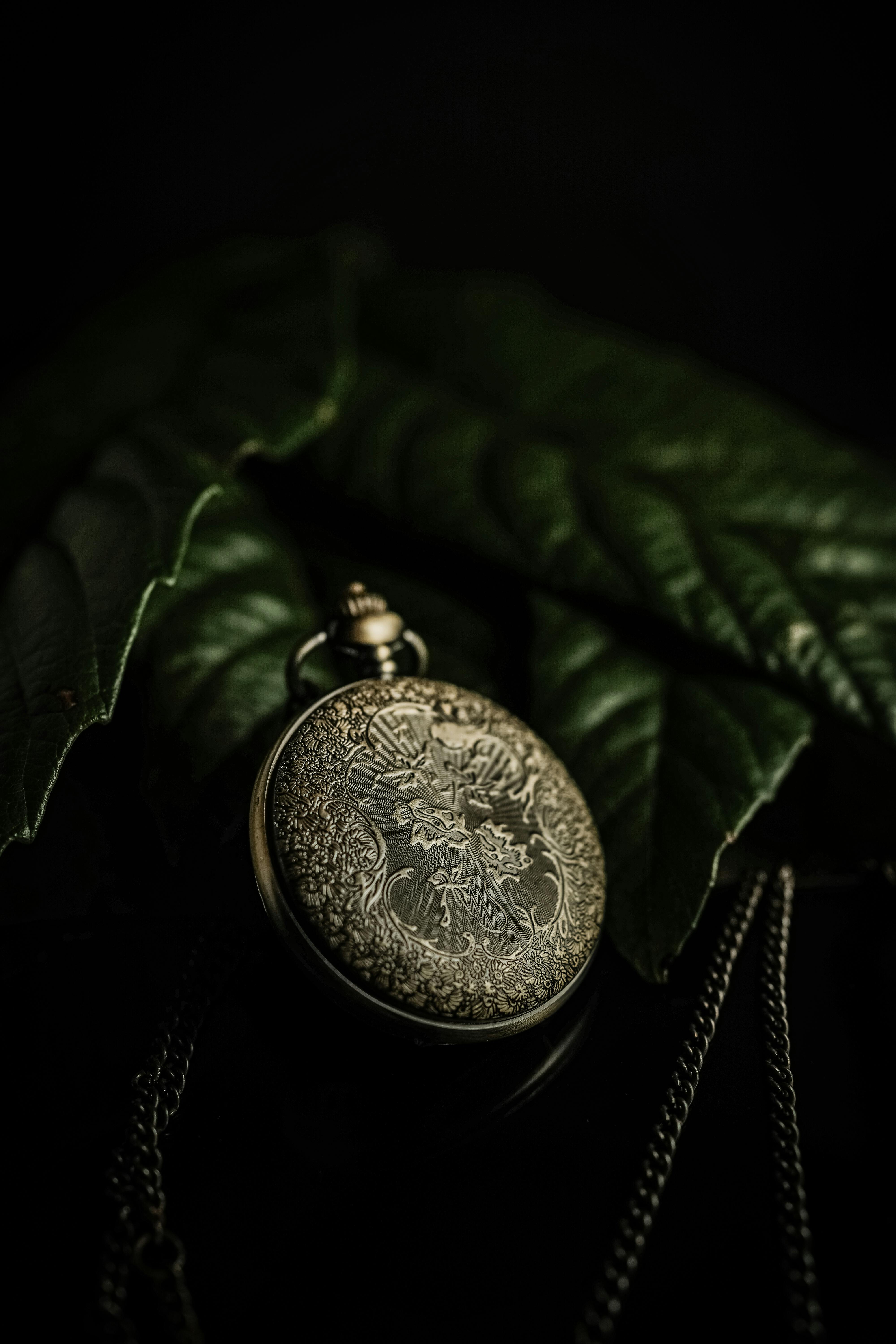 Carved Pocket Watch · Free Stock Photo