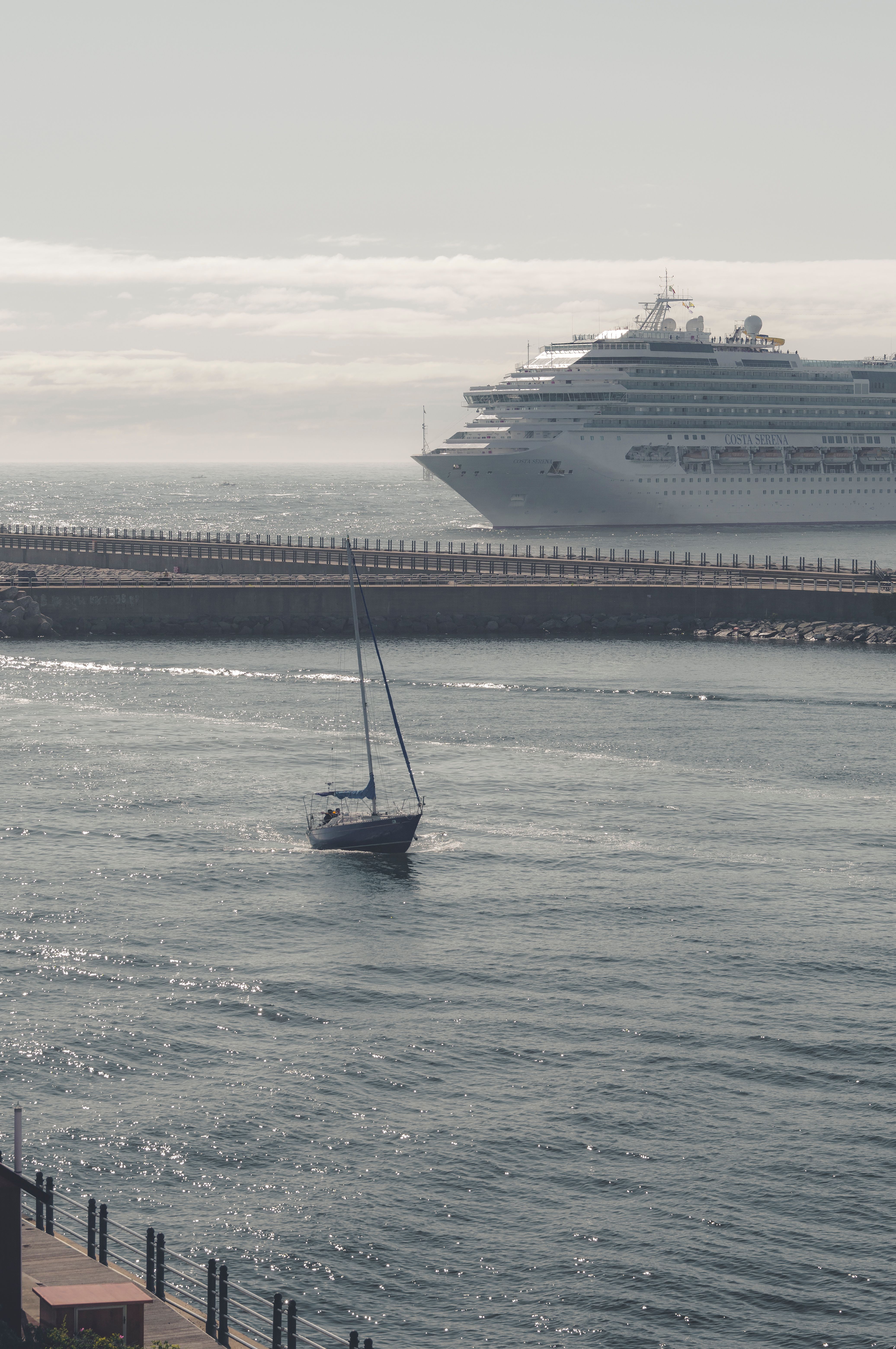Giant Cruise Ship Sailing · Free Stock Photo