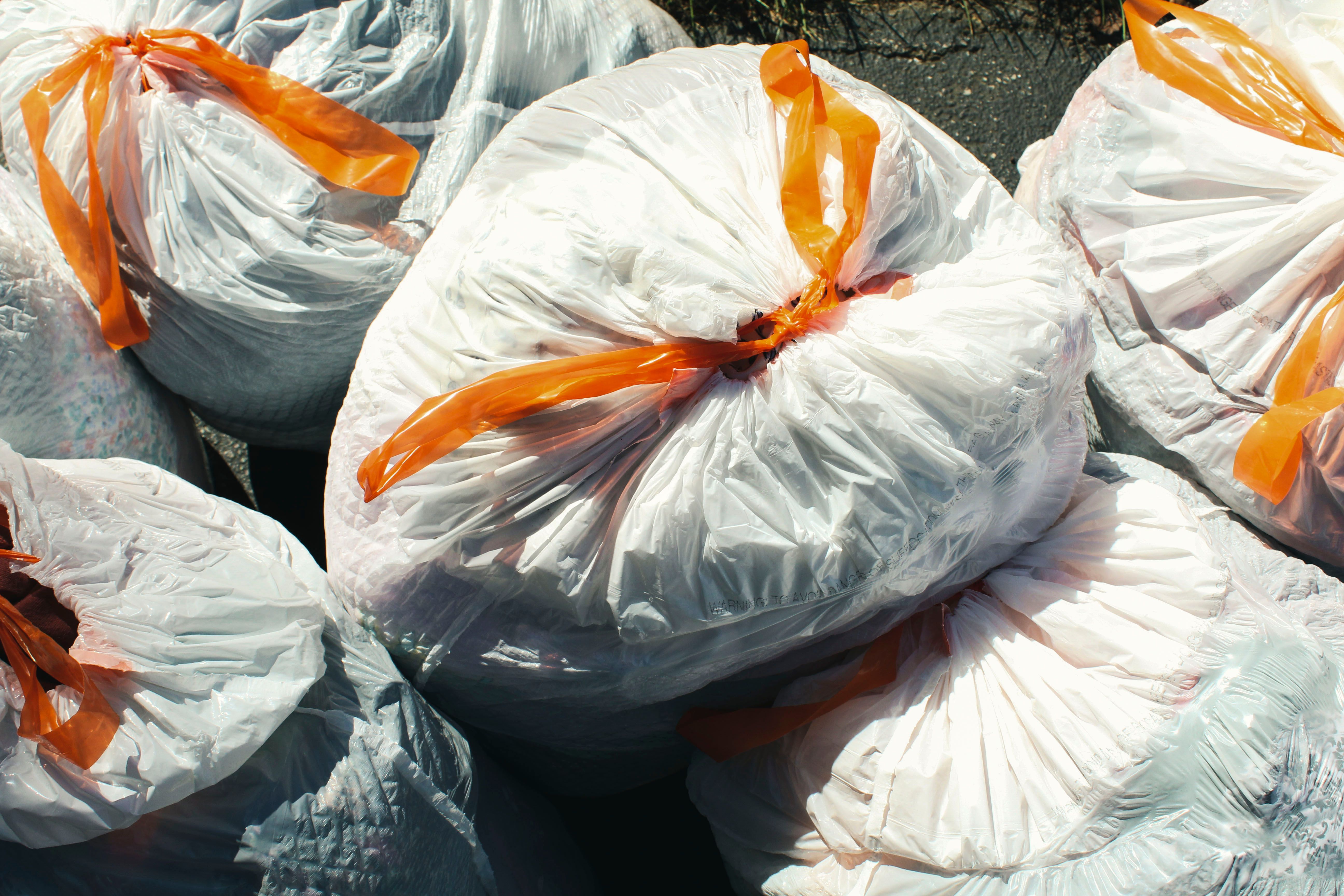 Tied Bags with Trash · Free Stock Photo