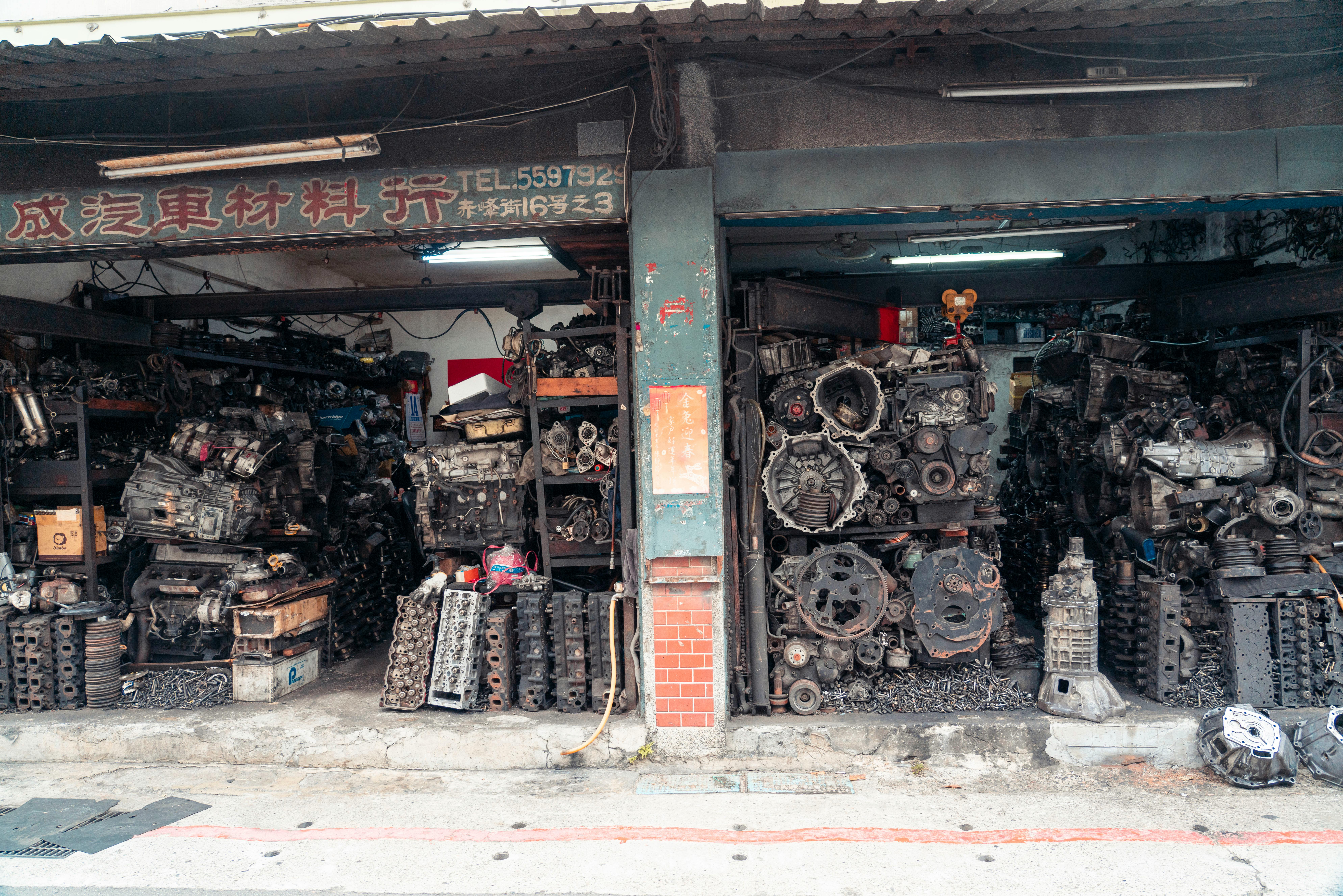 Broken Stuff on a Street Market · Free Stock Photo