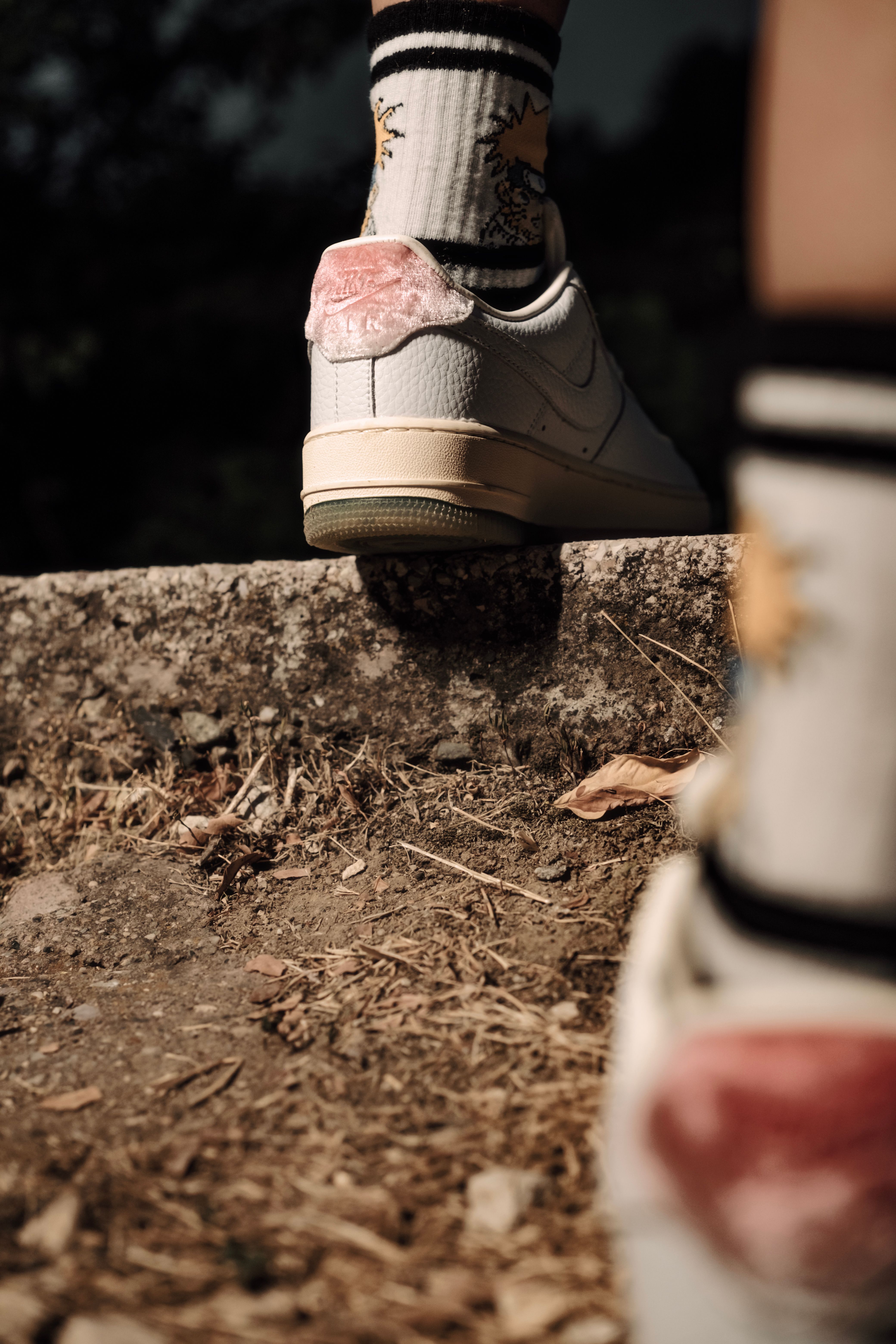 Close-up Photo of a Shoe on the Foot · Free Stock Photo