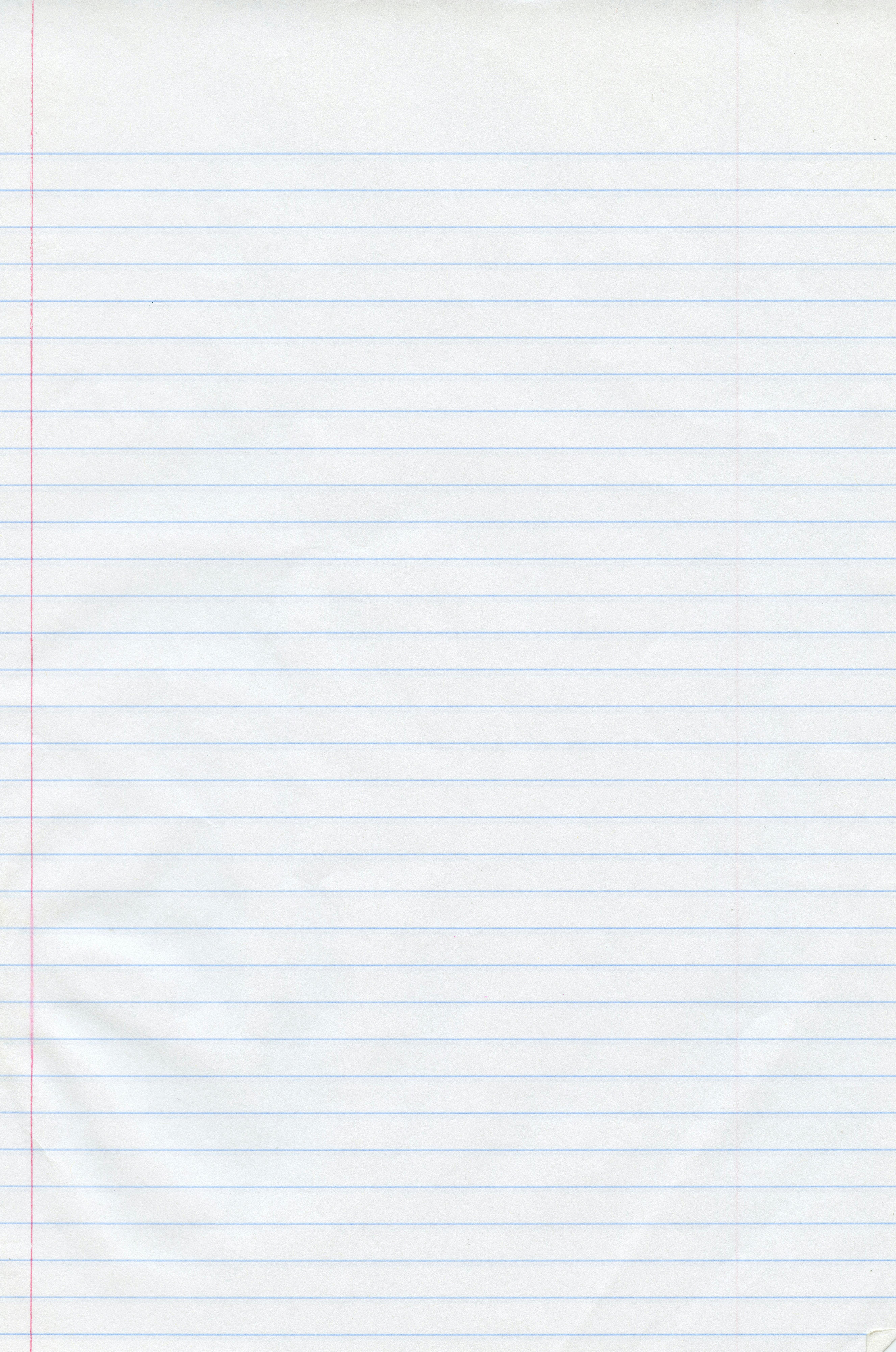 Notebook Paper · Free Stock Photo