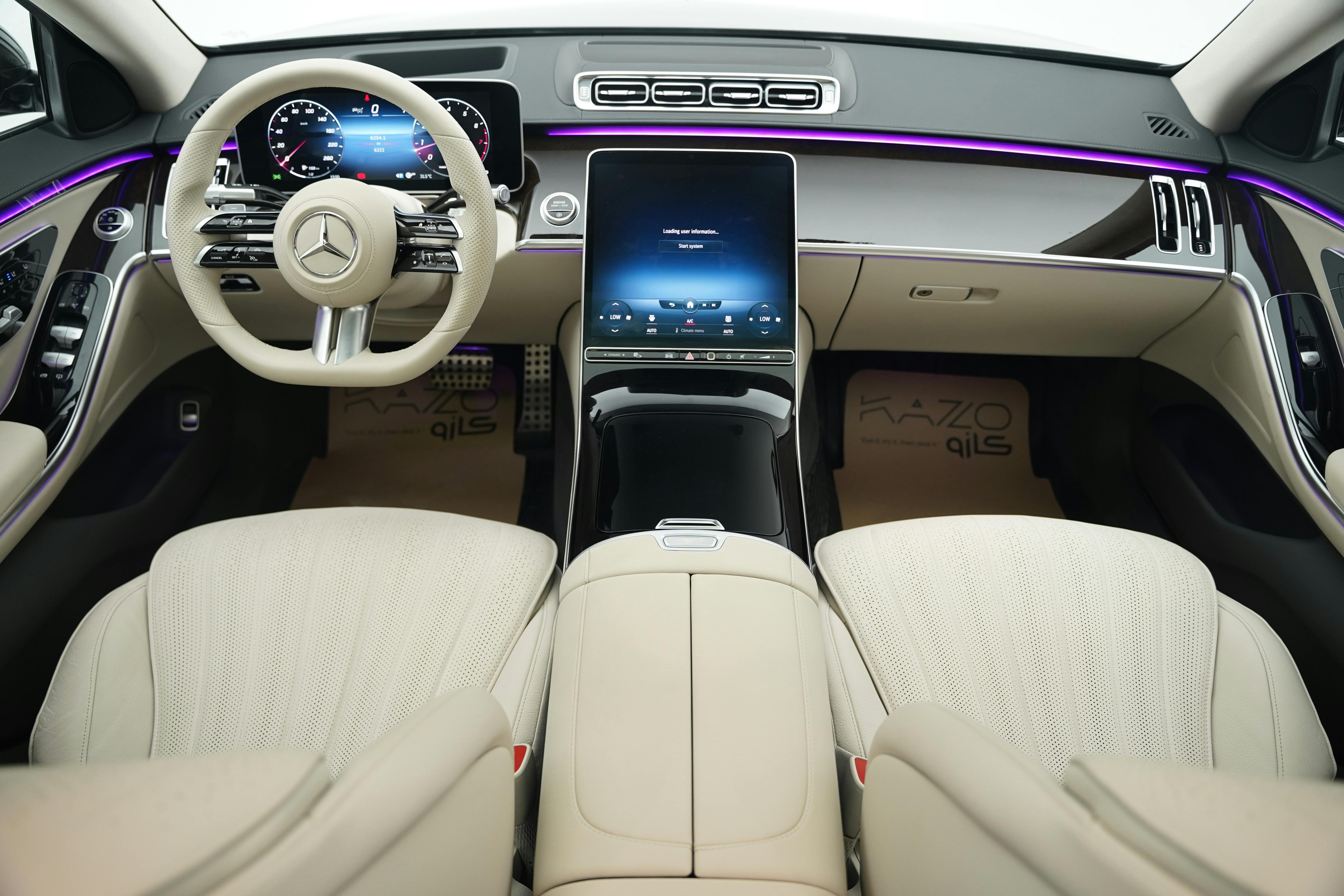 Luxury Interior of Mercedes-Benz Car · Free Stock Photo