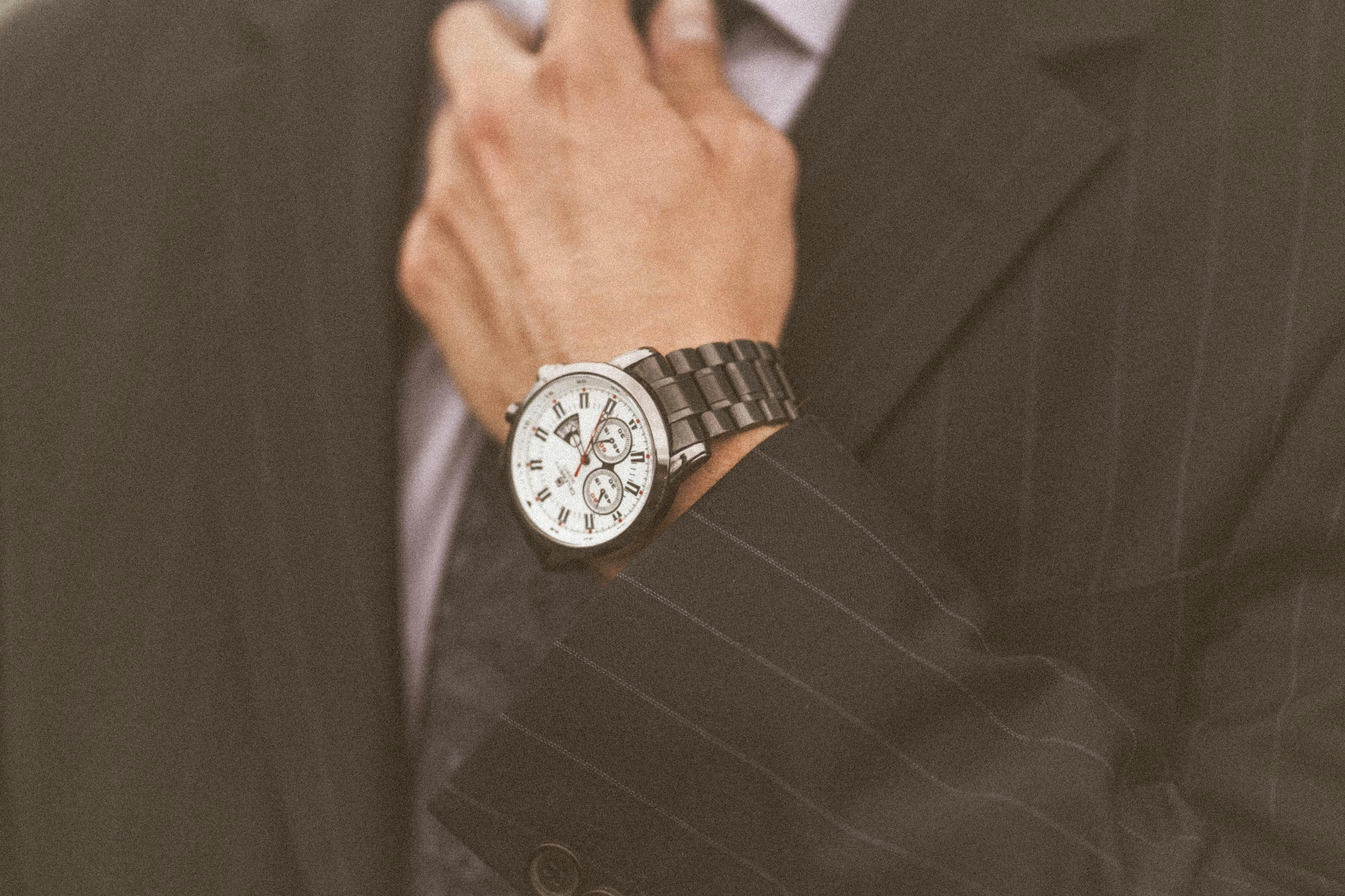 Elegant Wristwatch on Hand · Free Stock Photo