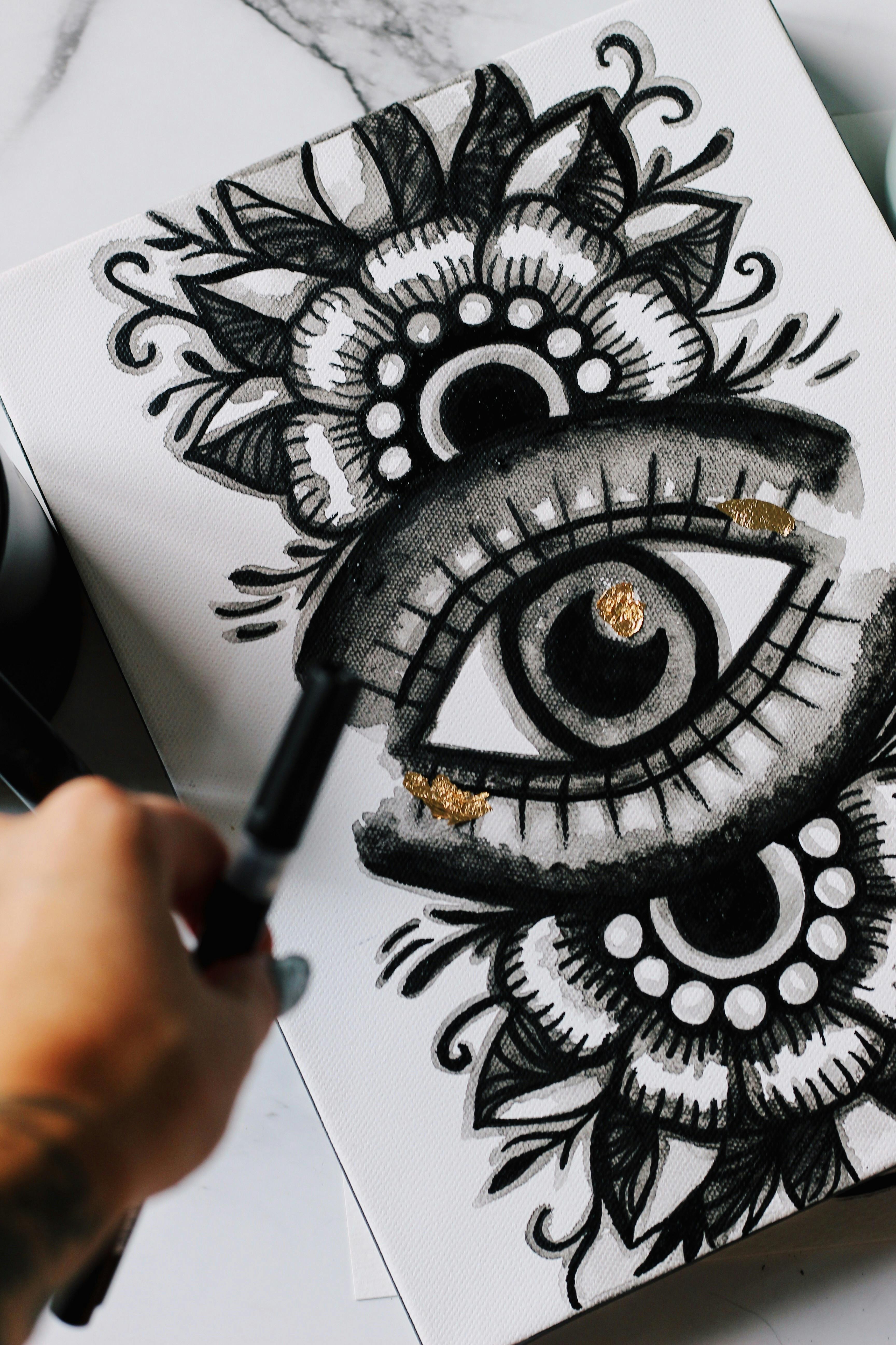 Geometric Tattoo Filler Patterns Photos, Download The BEST Free ...