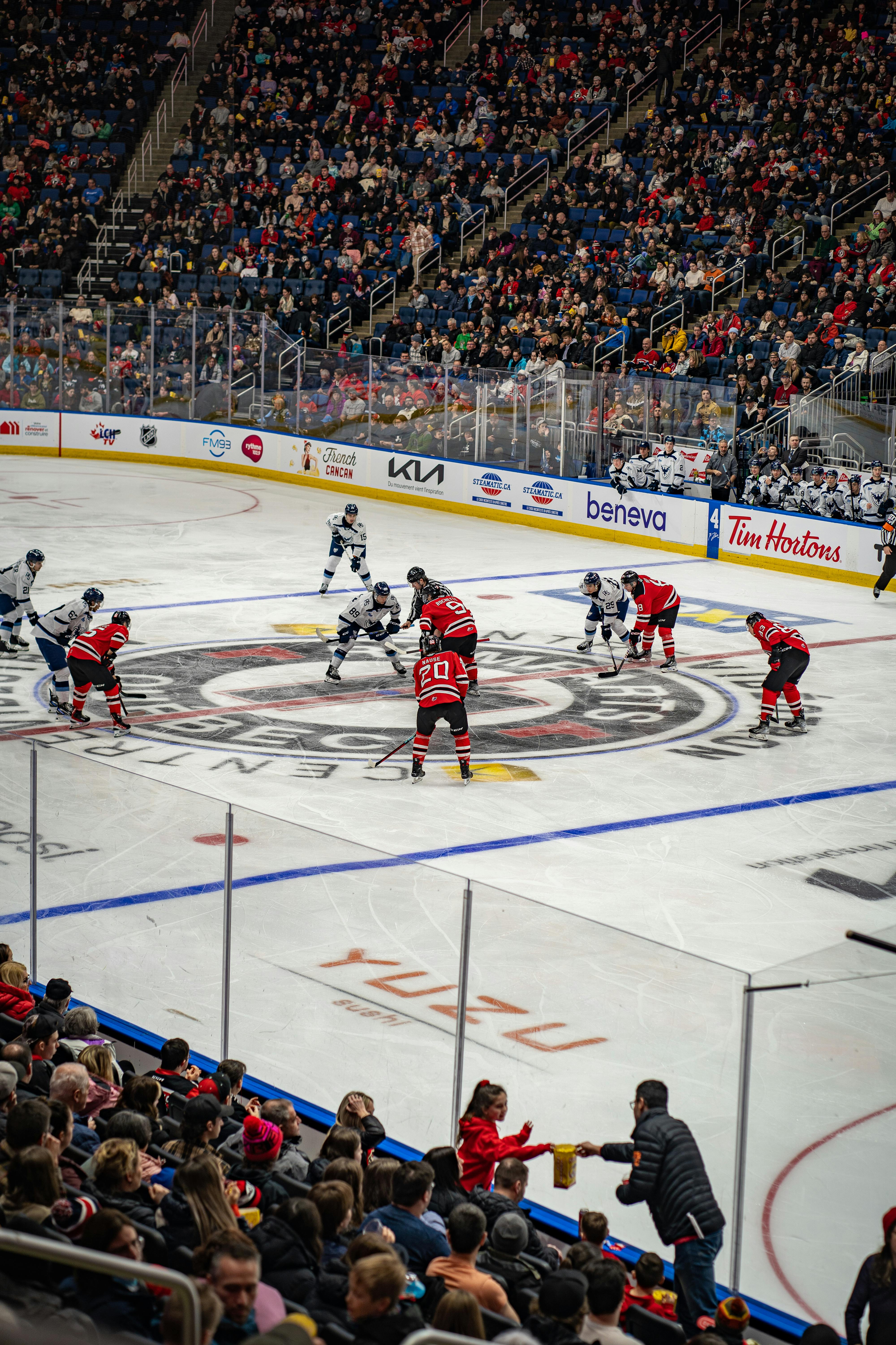 Ice Rink During a Hockey Match · Free Stock Photo