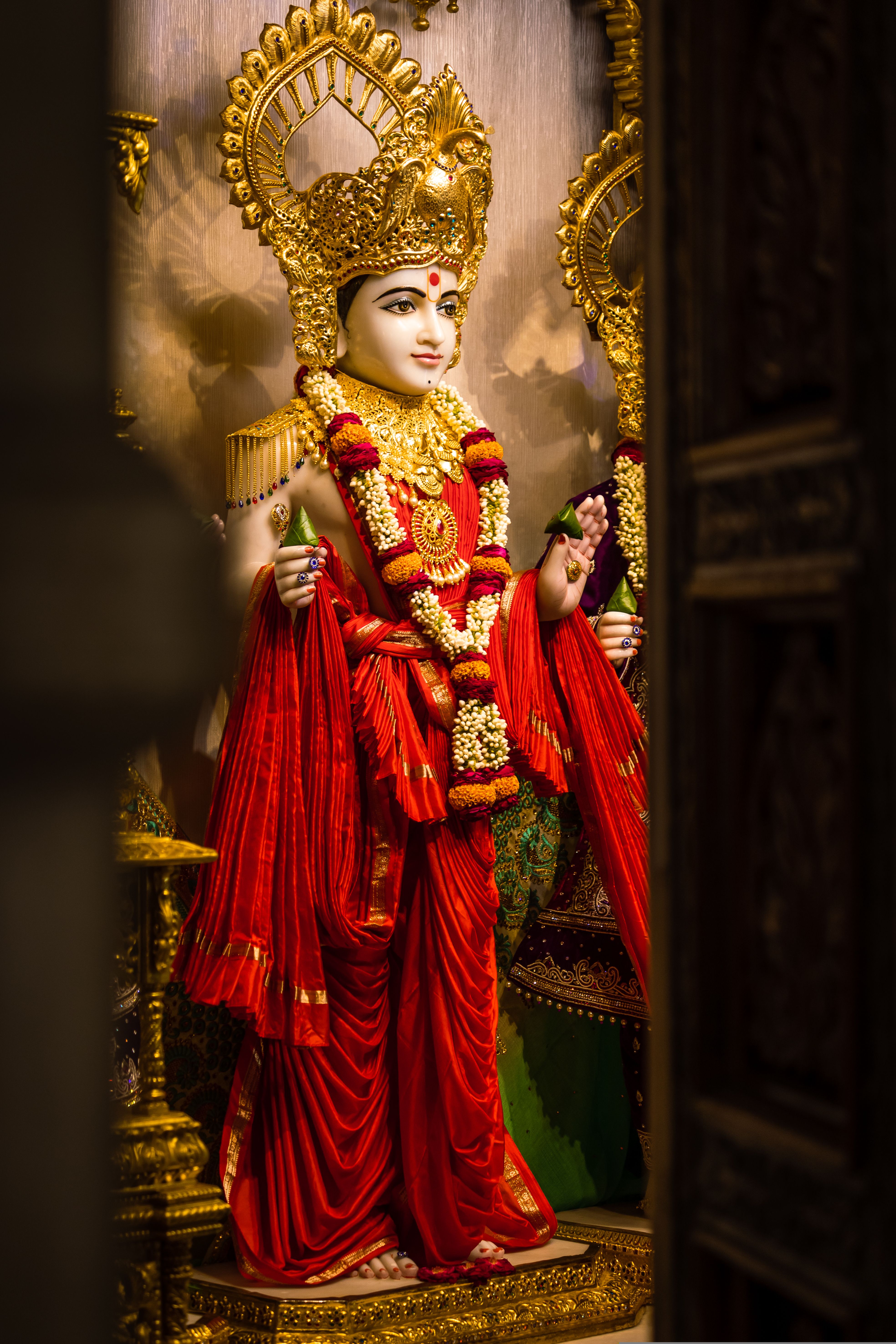 Golden Statue in Hindu Temple in Sarangpur · Free Stock Photo
