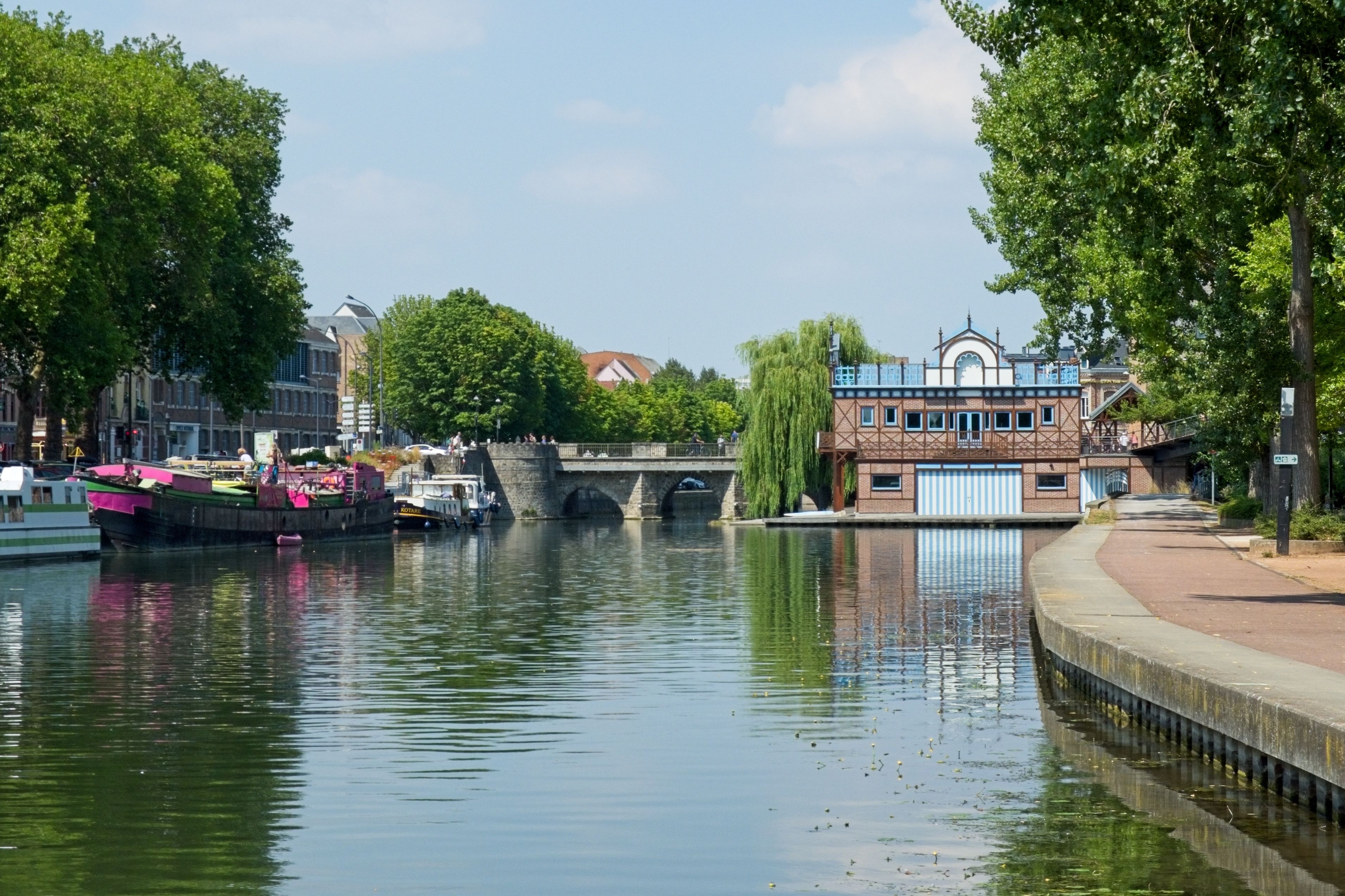 Somme River in Amiens, France · Free Stock Photo