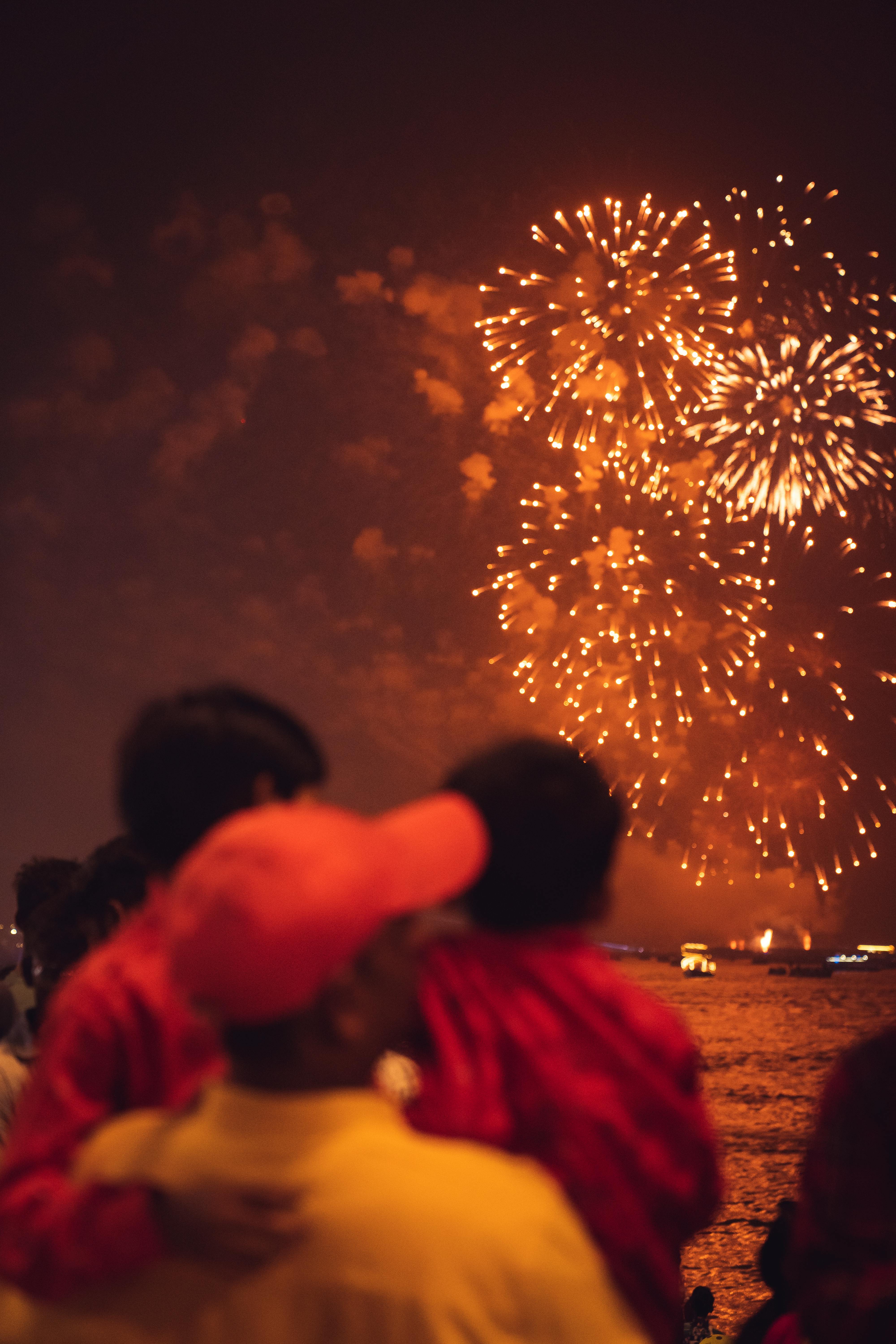 Family Watching Fireworks Photos, Download The BEST Free Family ...