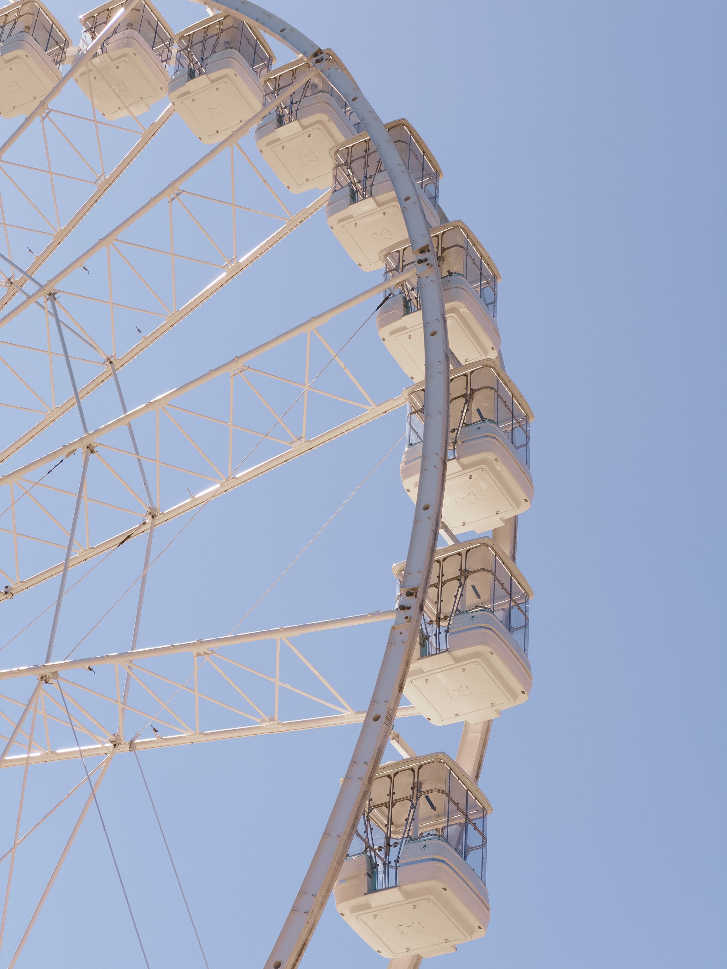 Photo of a Ferris Wheel Under Construction · Free Stock Photo