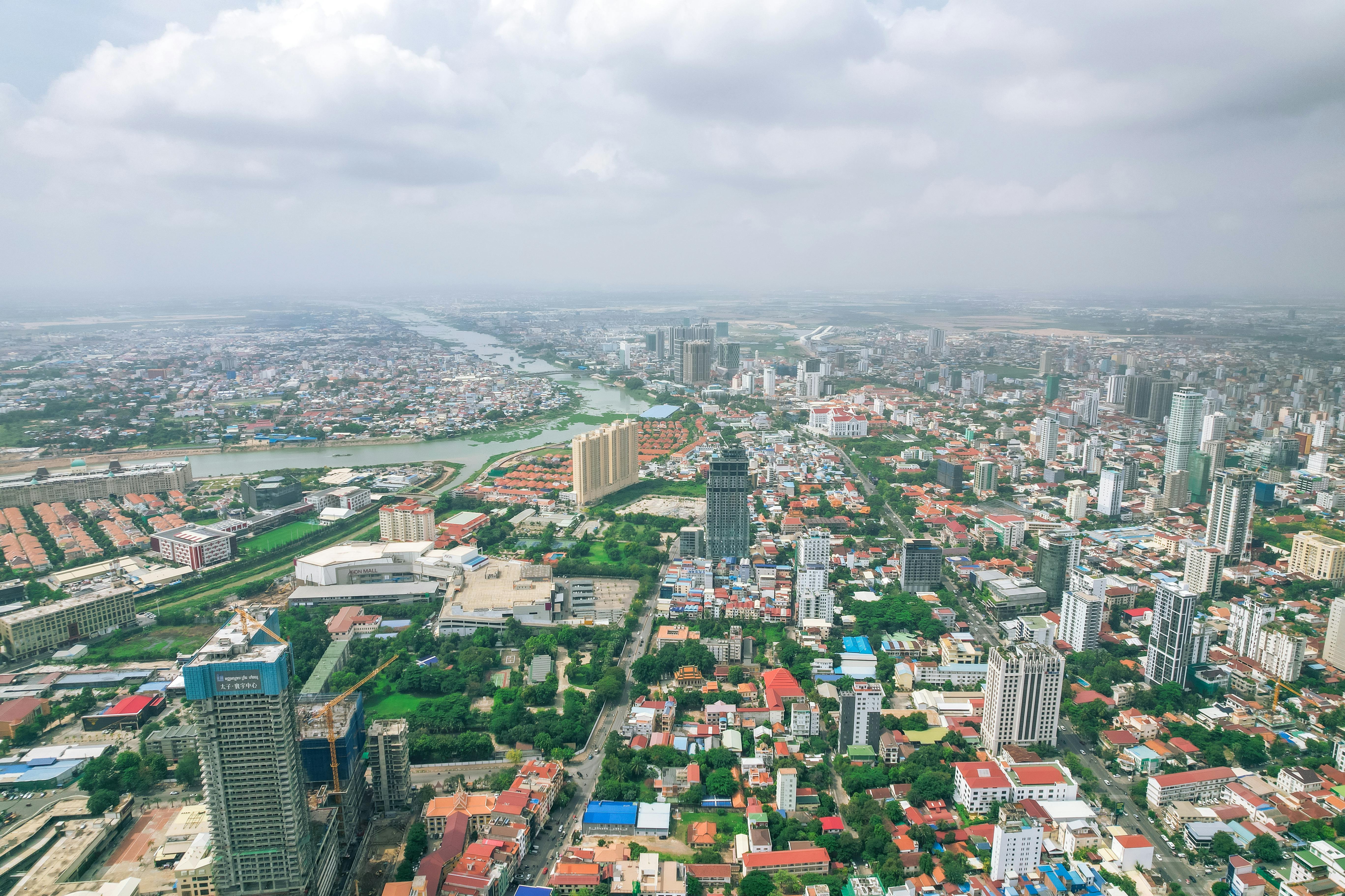 Foto stok gratis tentang cityscape, fotografi udara, kamboja, kota ...