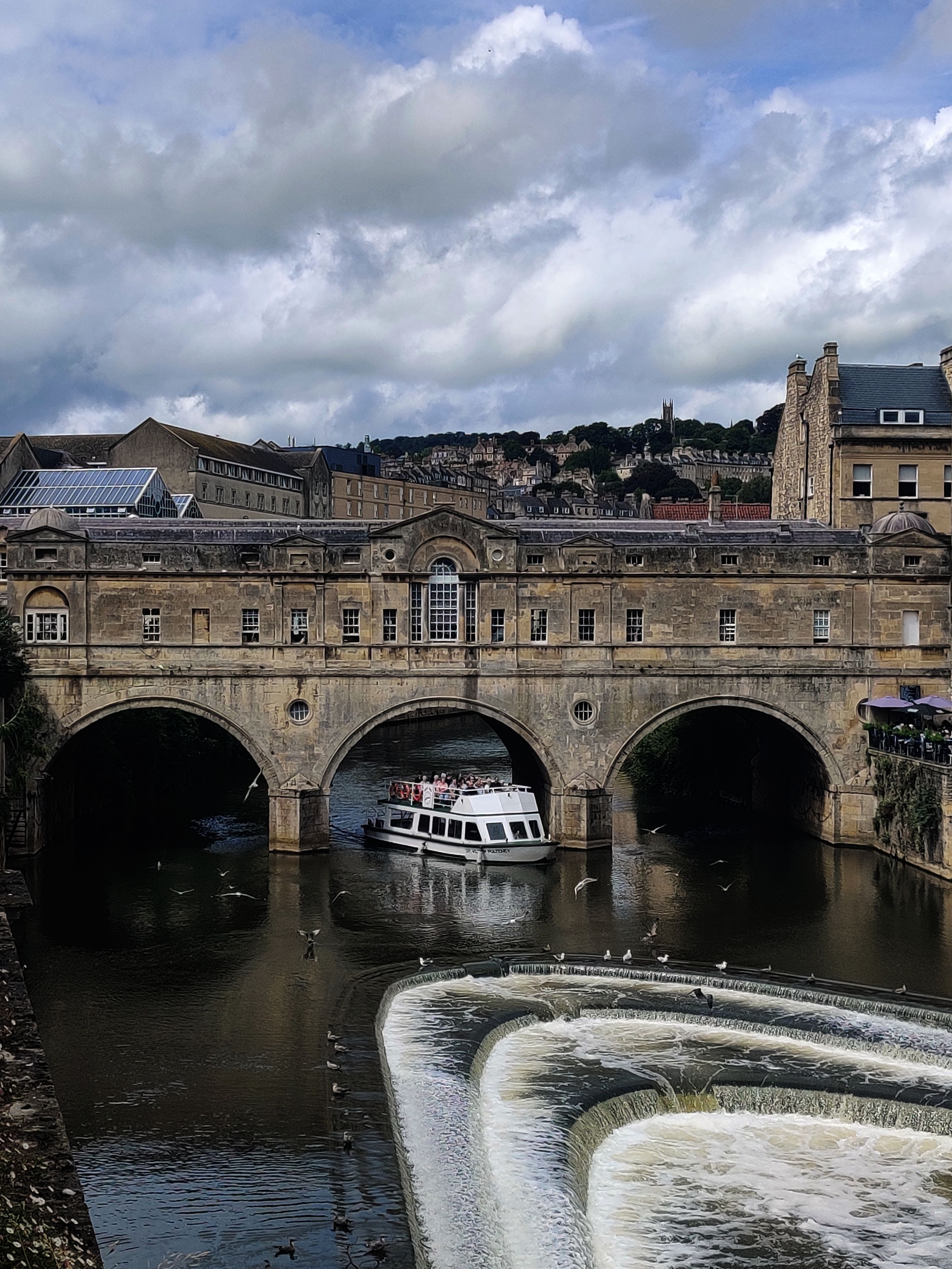 Ship Sailing under Old Stone Bridge · Free Stock Photo