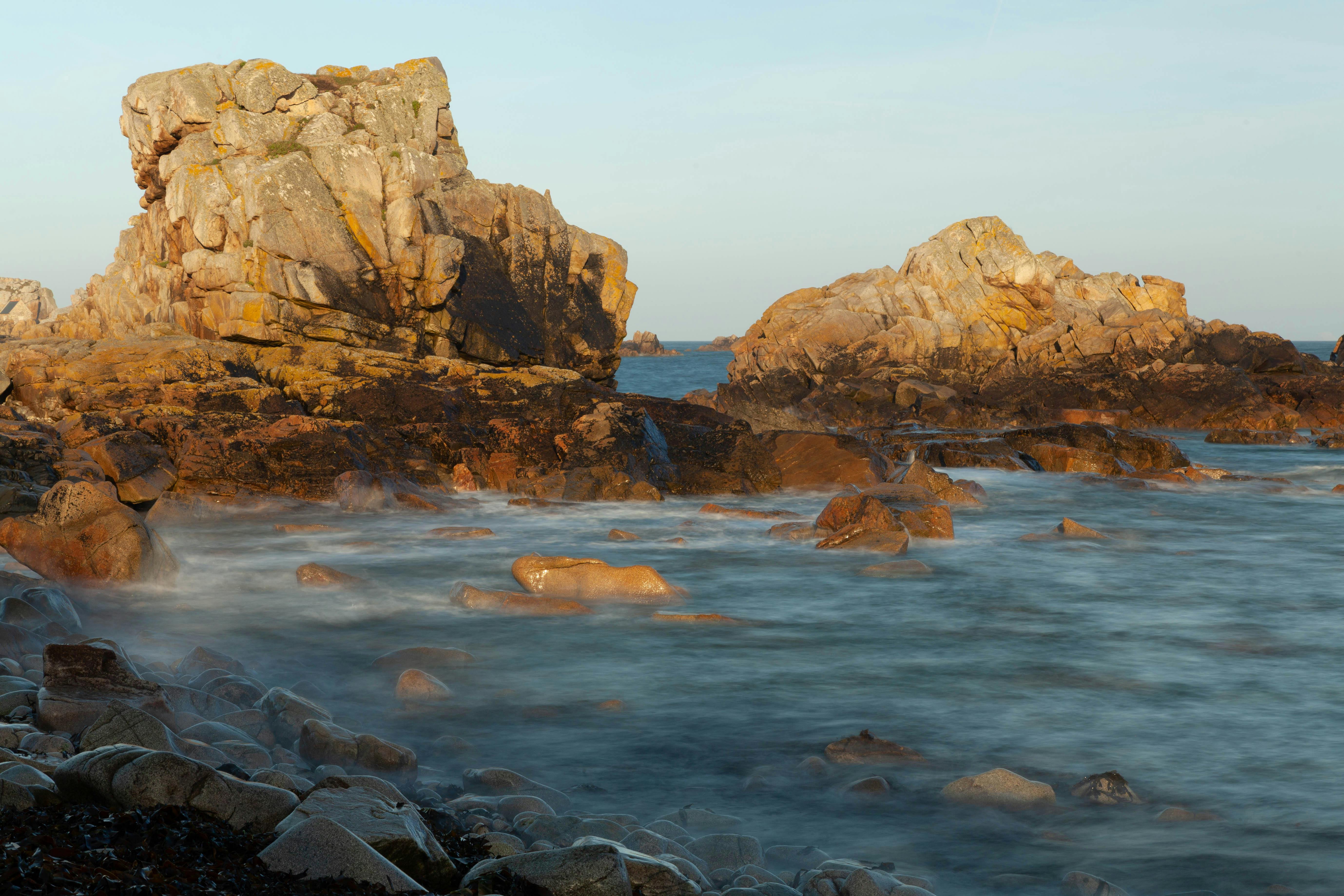 Sea Colliding With Rocks Photos, Download The BEST Free Sea Colliding ...