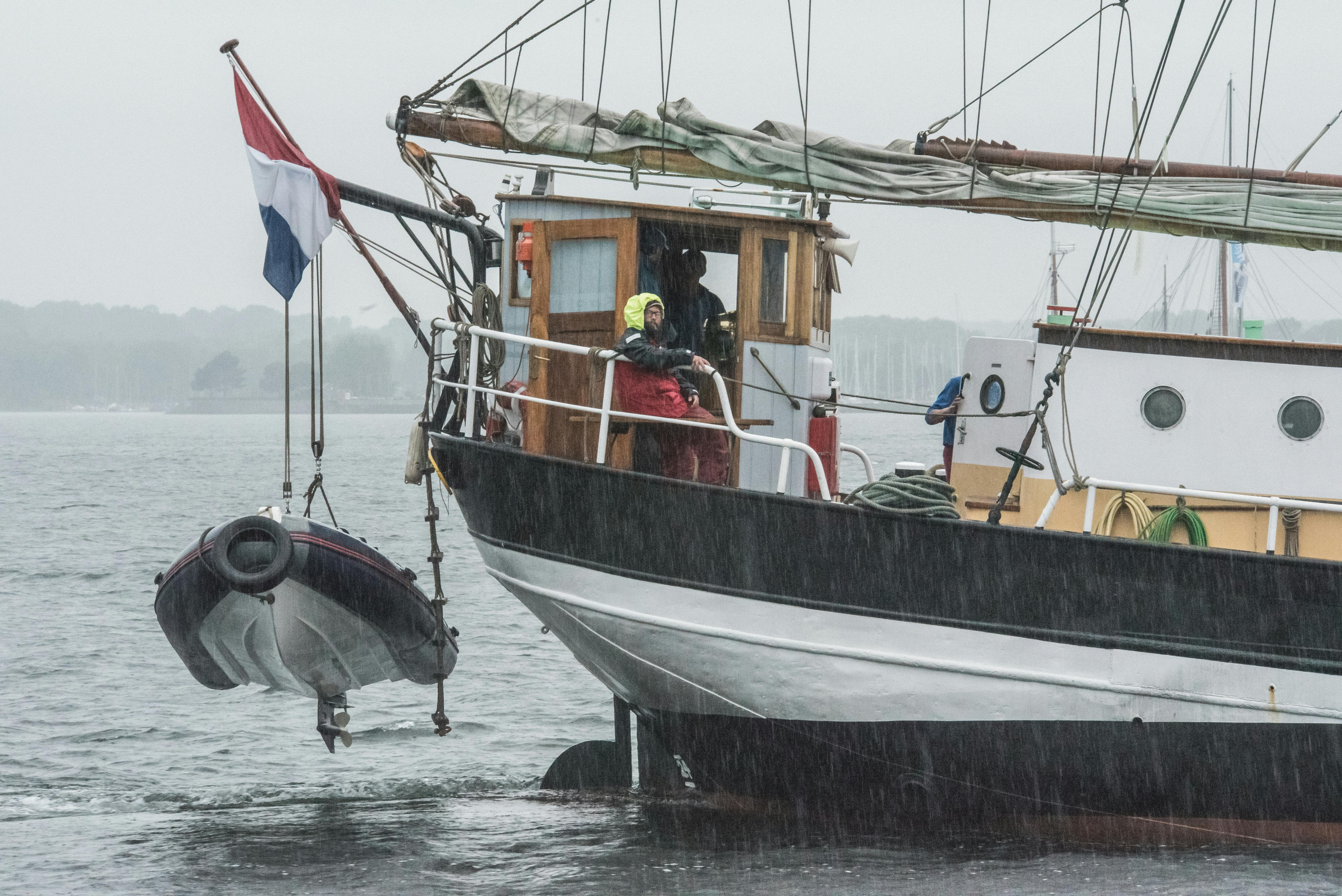 Sailing Ship in Rain · Free Stock Photo