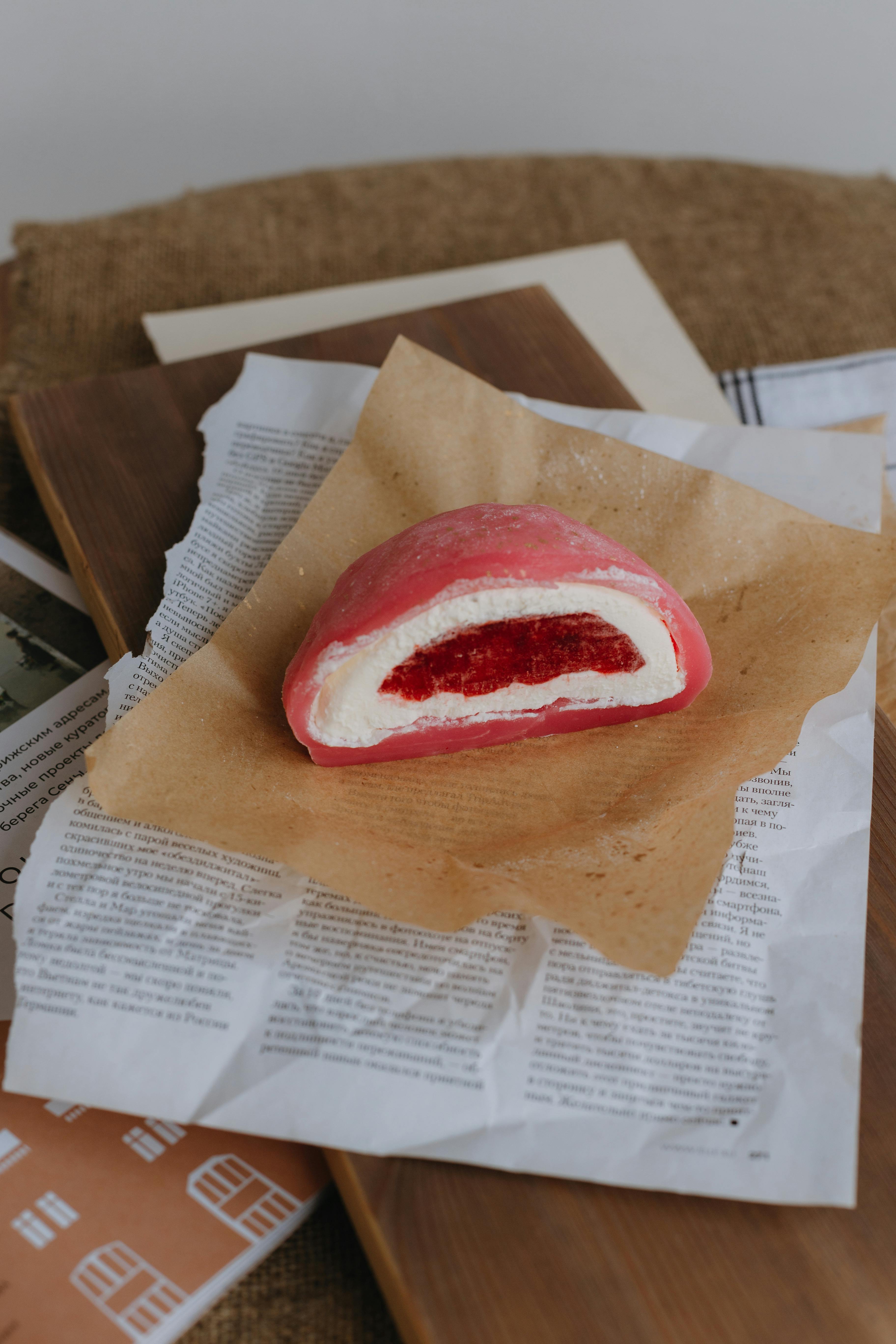Mochi Served on a Paper · Free Stock Photo