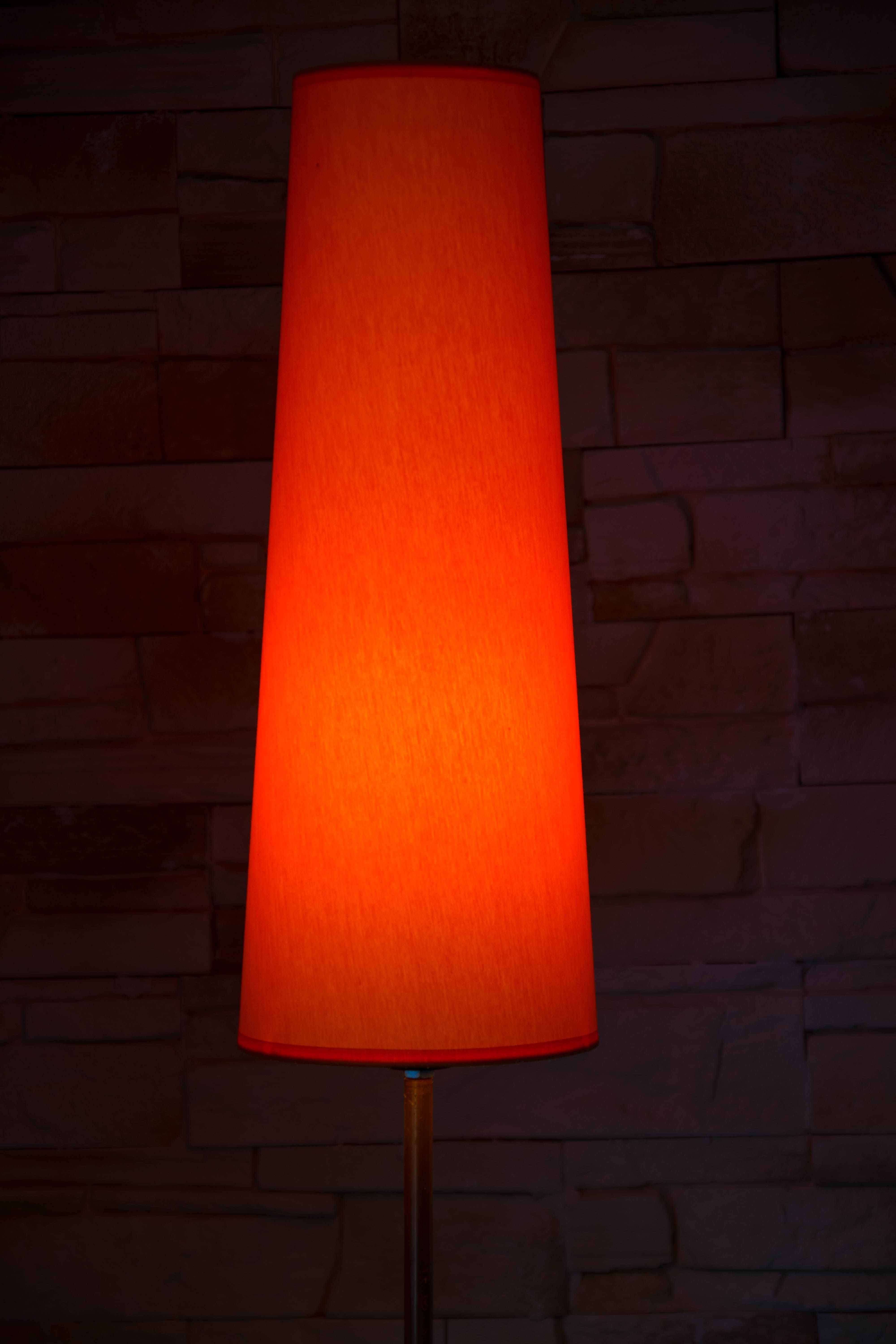 Red Illuminated Lamp · Free Stock Photo