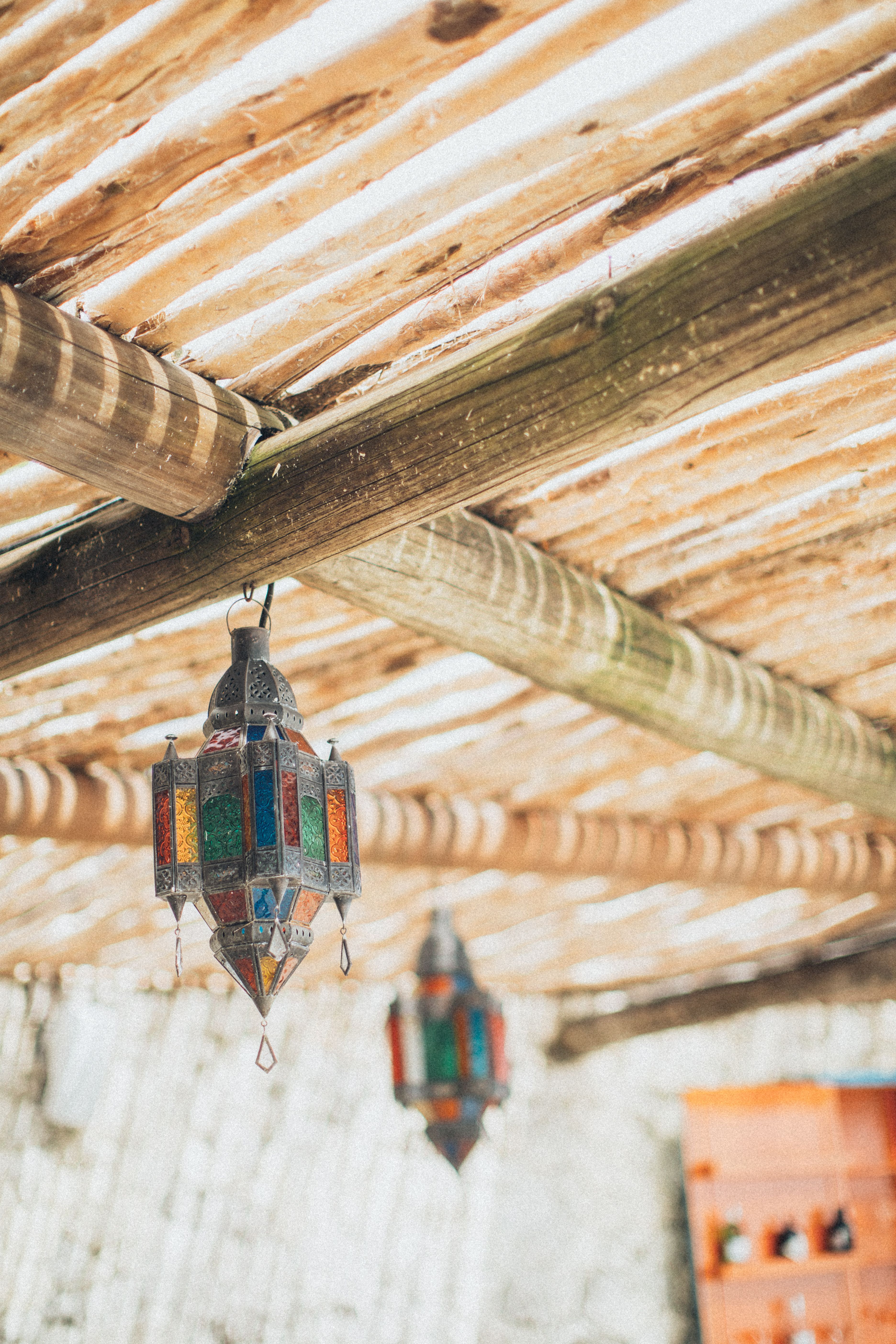 Multi-colored Pendant Lamps · Free Stock Photo