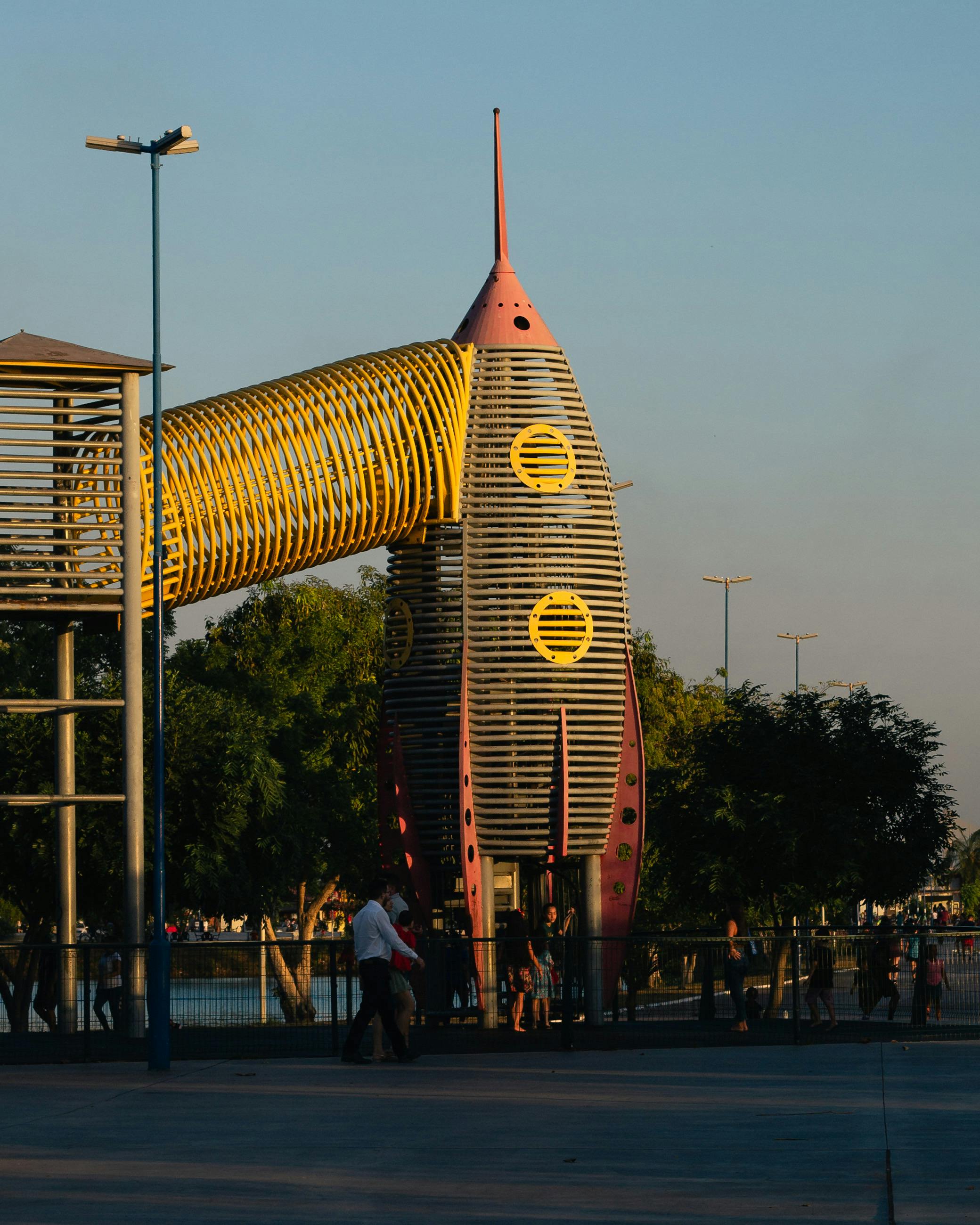 Rocket Construction on a Playground · Free Stock Photo