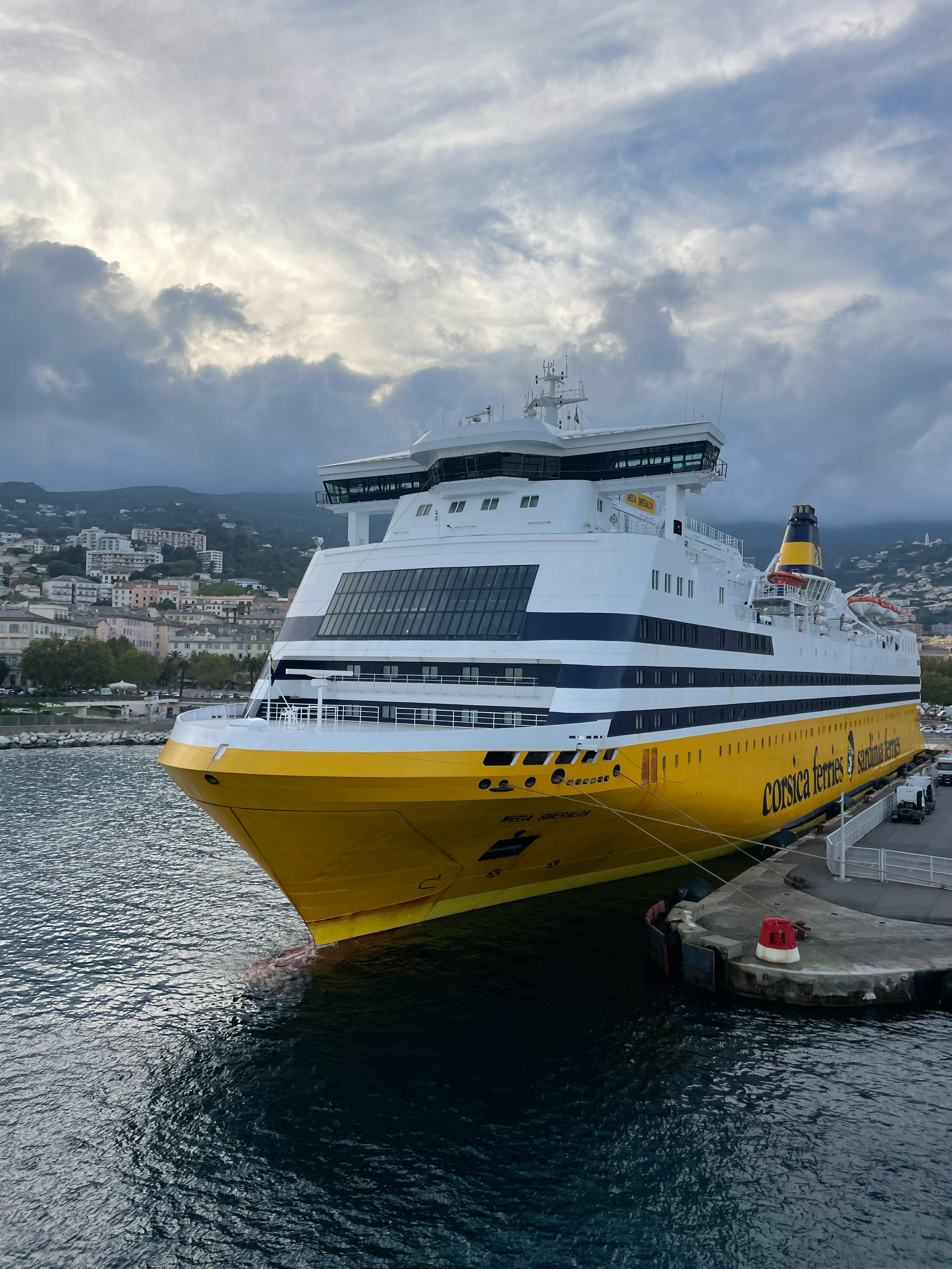 A Ferry Moored in the Port · Free Stock Photo
