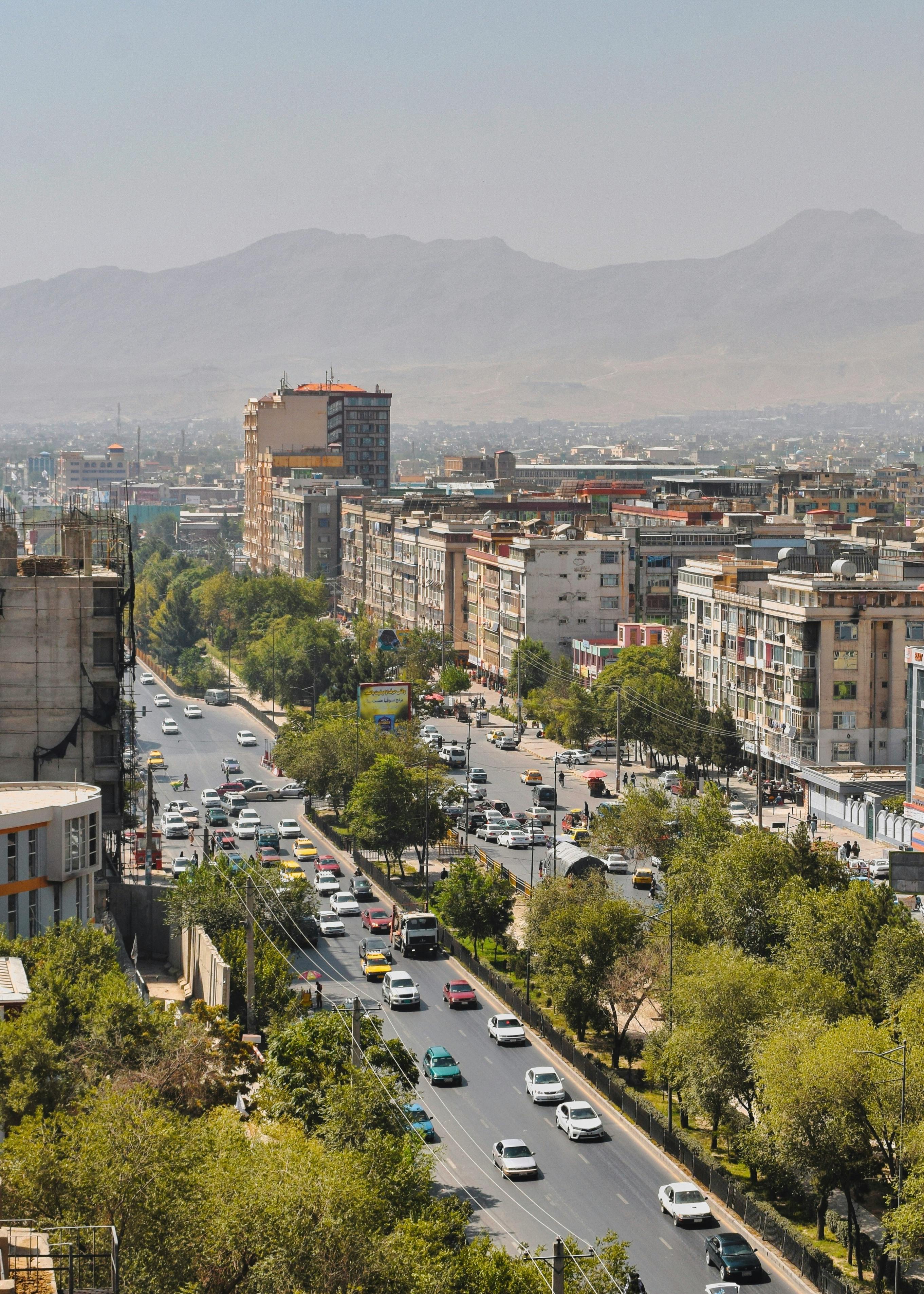 Panorama of Kabul Surrounded by Mountains · Free Stock Photo
