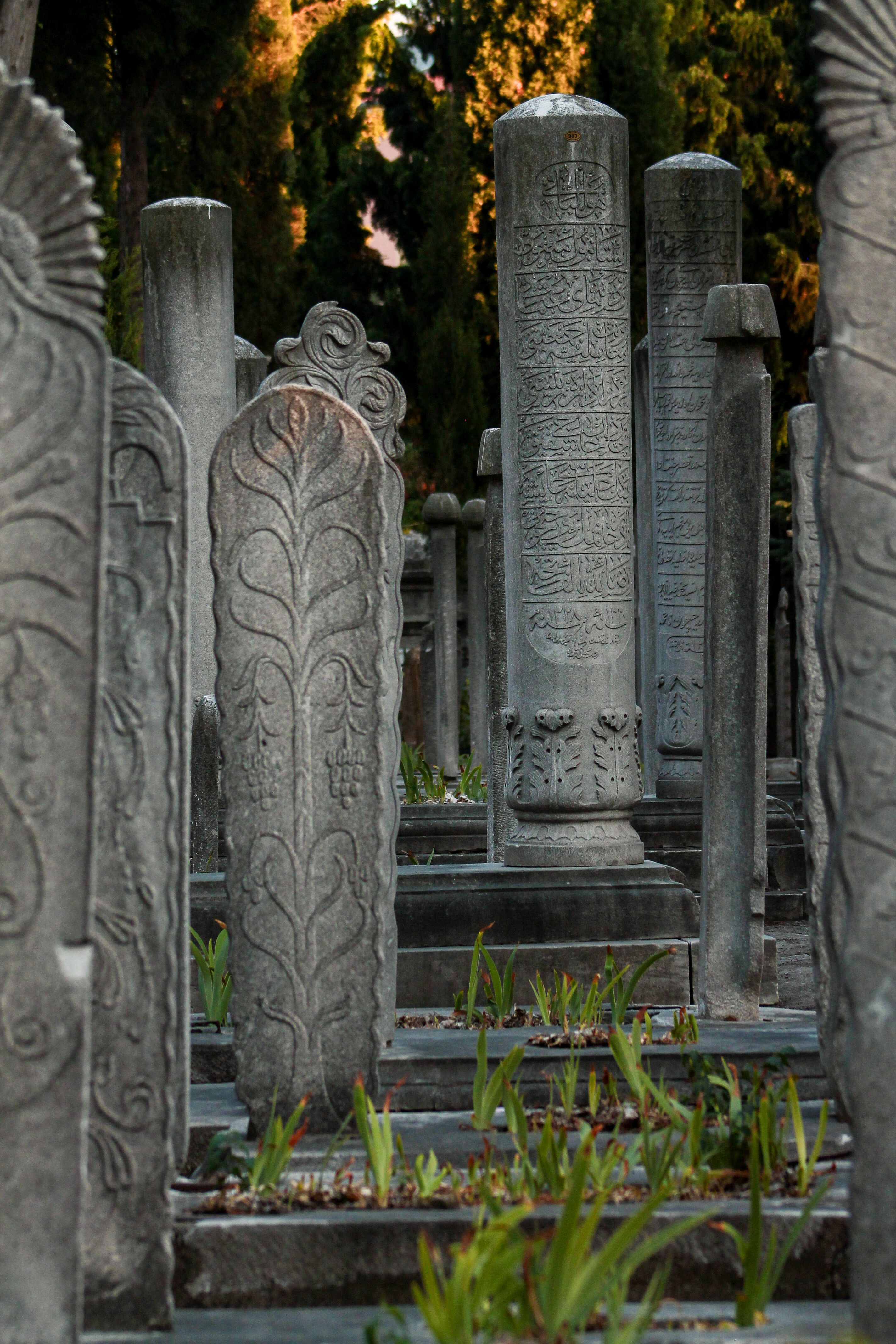 Old Ottoman Graves on Cemetery · Free Stock Photo