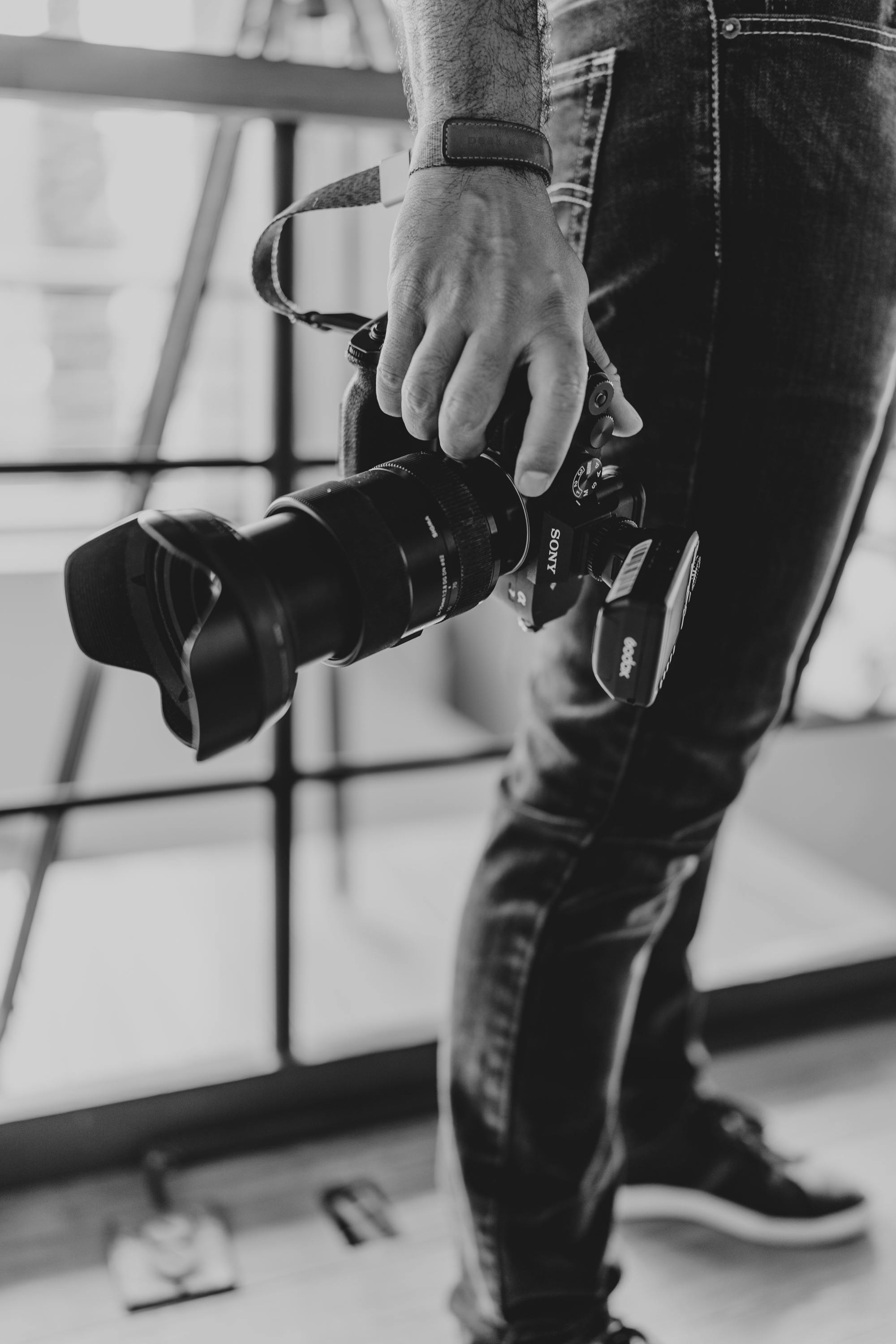 Man Hand Holding Camera · Free Stock Photo