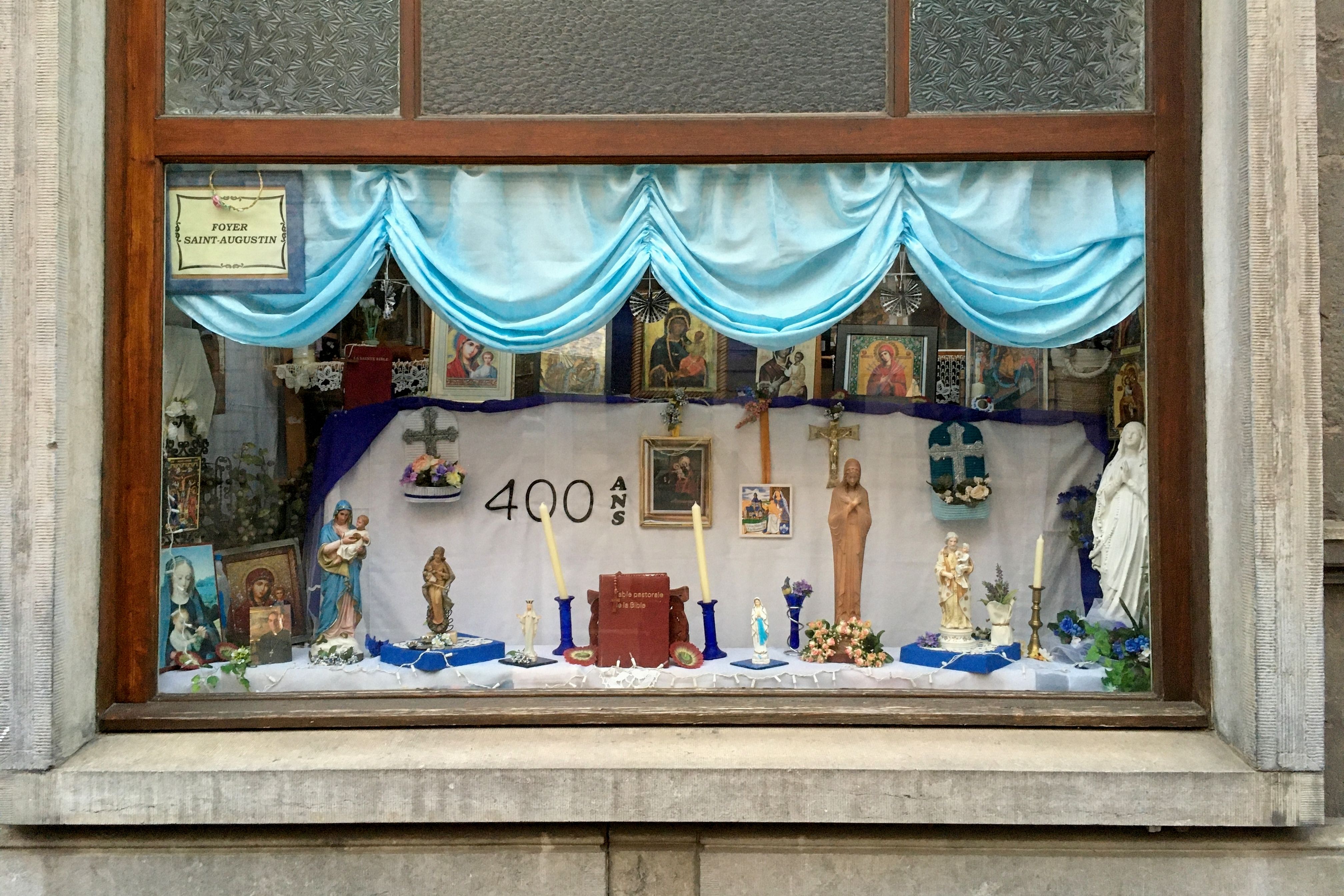 Altar in Window · Free Stock Photo