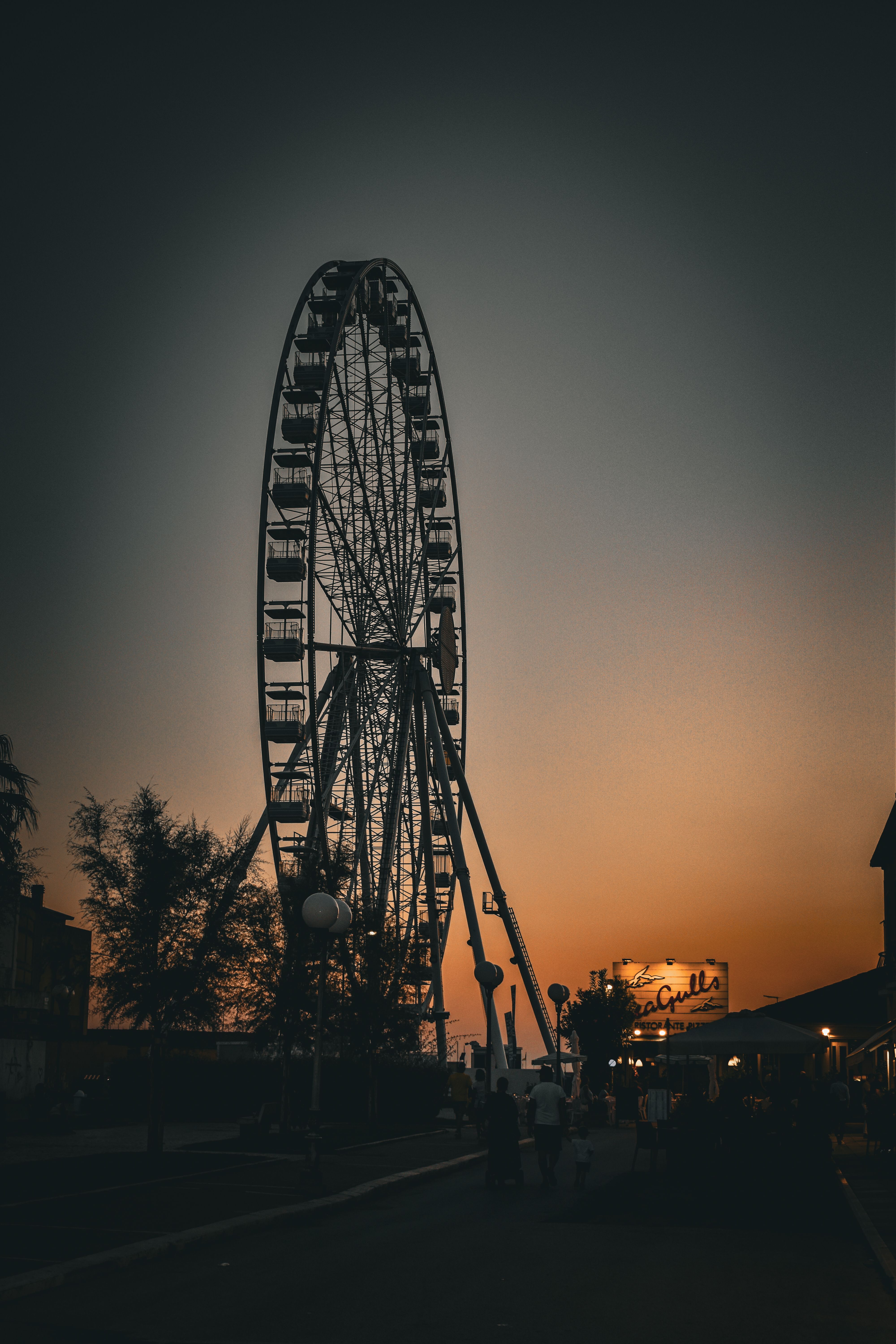 The Ferris Wheel Under the Starry Sky · Free Stock Photo