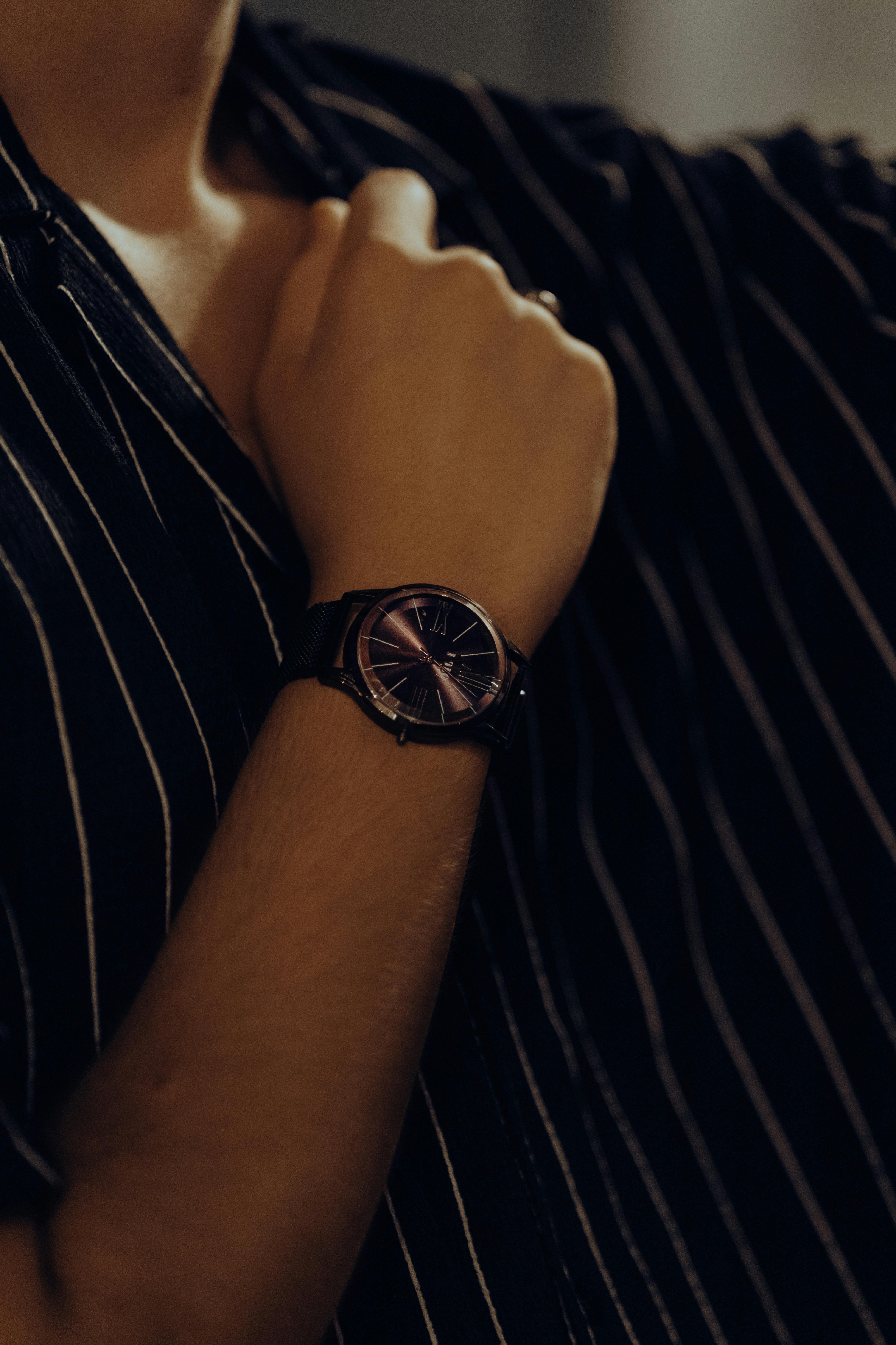 Wristwatch on Man Arm · Free Stock Photo