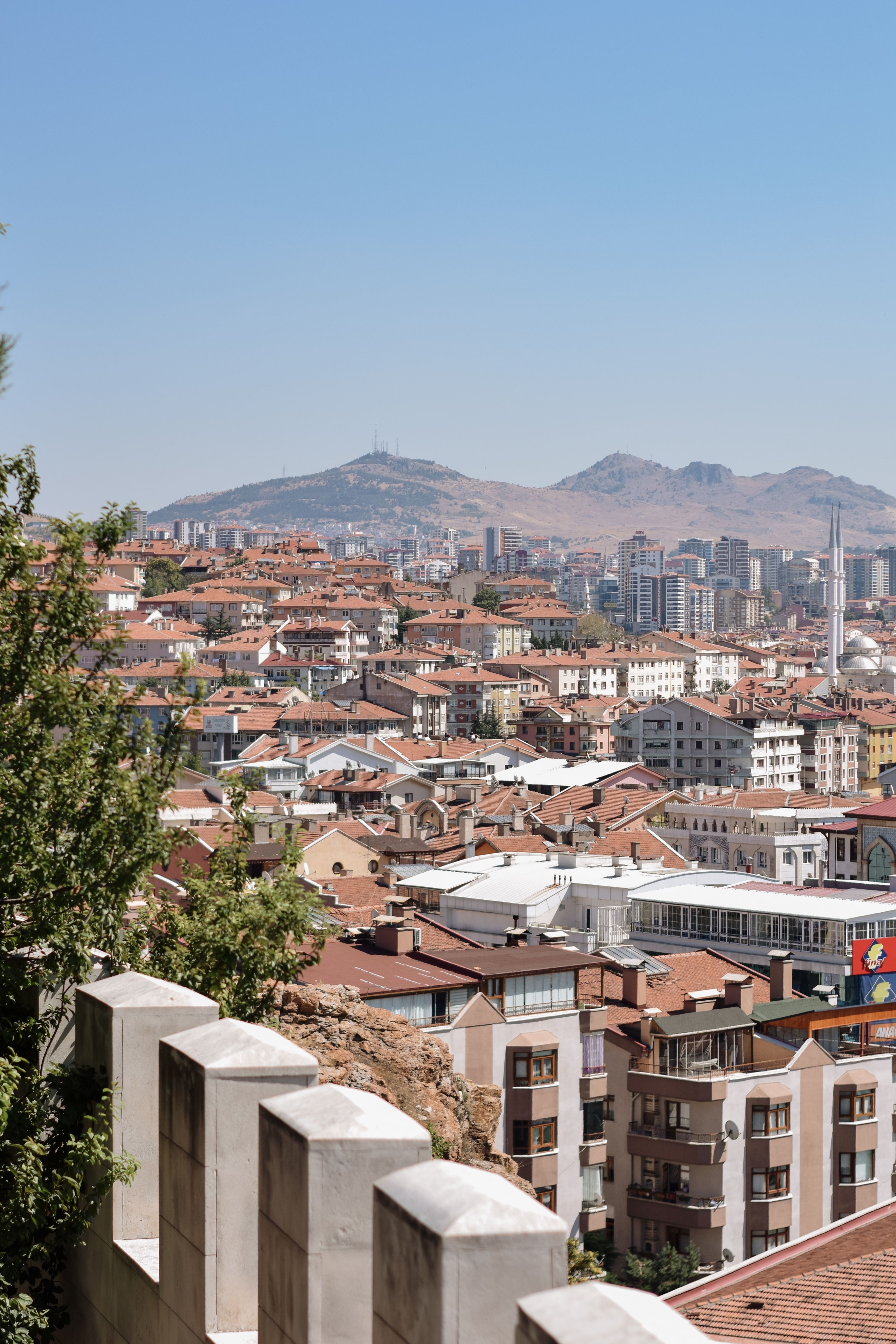 Panoramic View of a Turkish City · Free Stock Photo