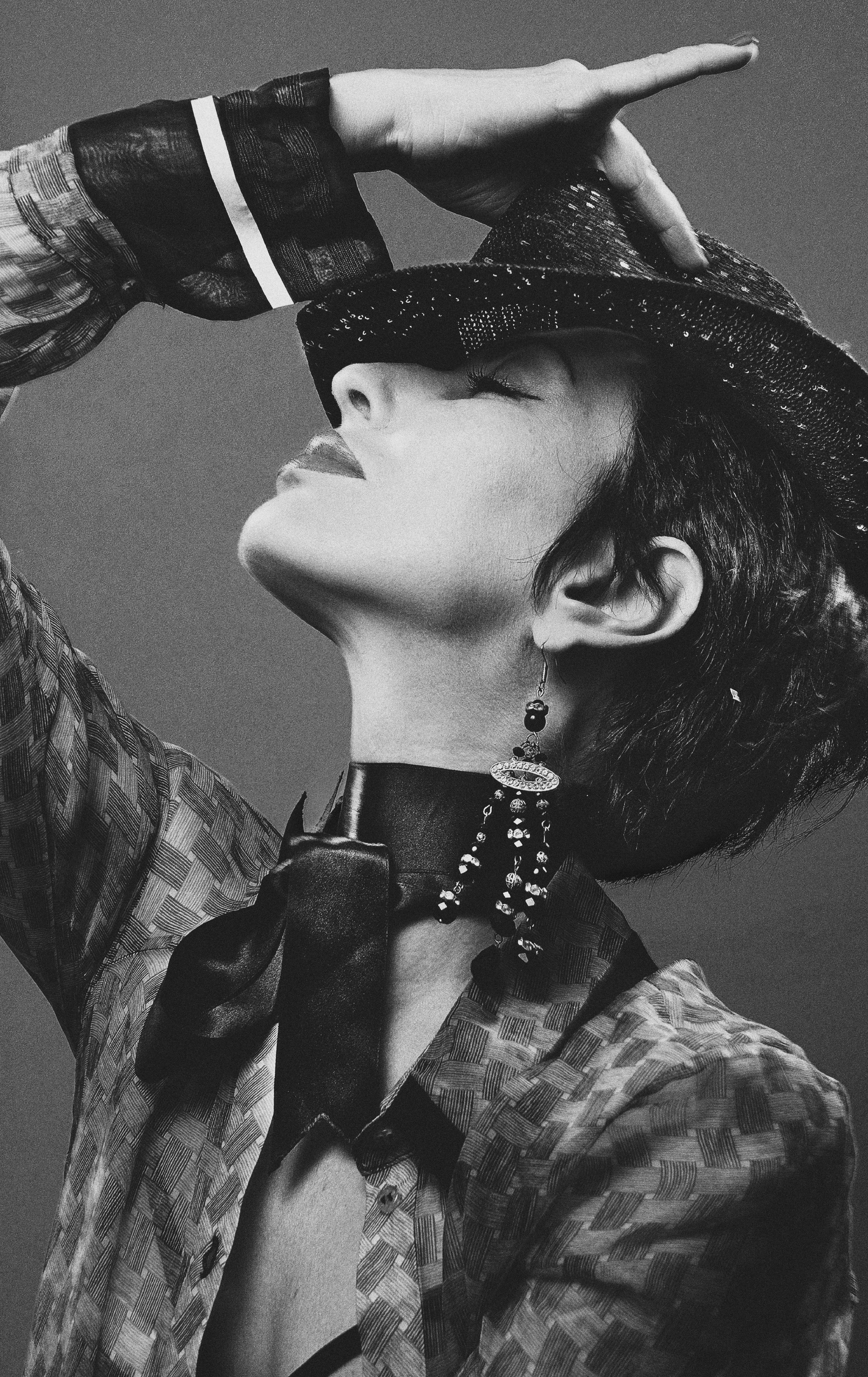 Portrait of Woman Laughing and Throwing Her Head Back · Free Stock Photo