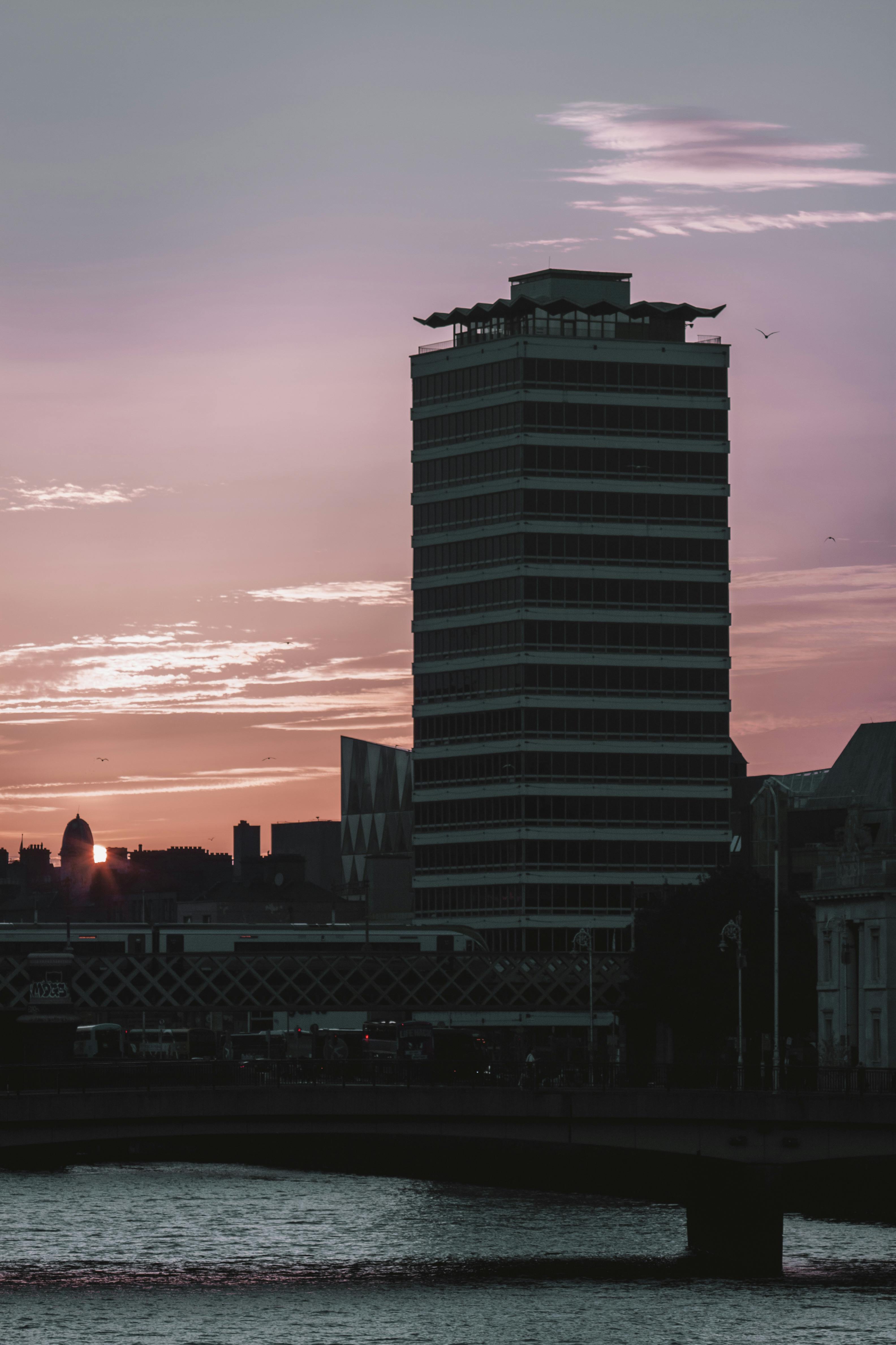 Liberty Hall Building at Sunset, Dublin, Ireland · Free Stock Photo