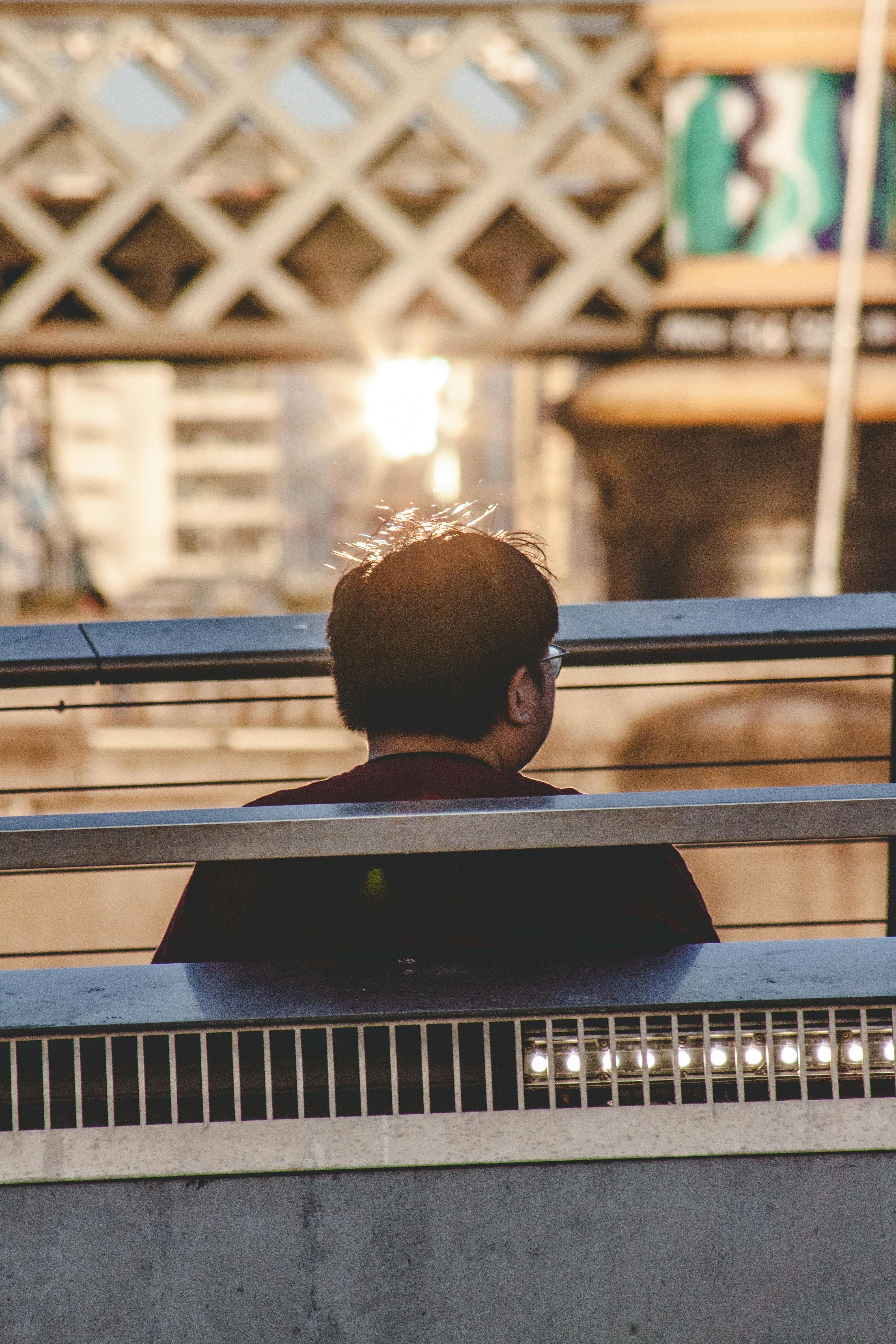 Man Looking at Bridge in a City · Free Stock Photo