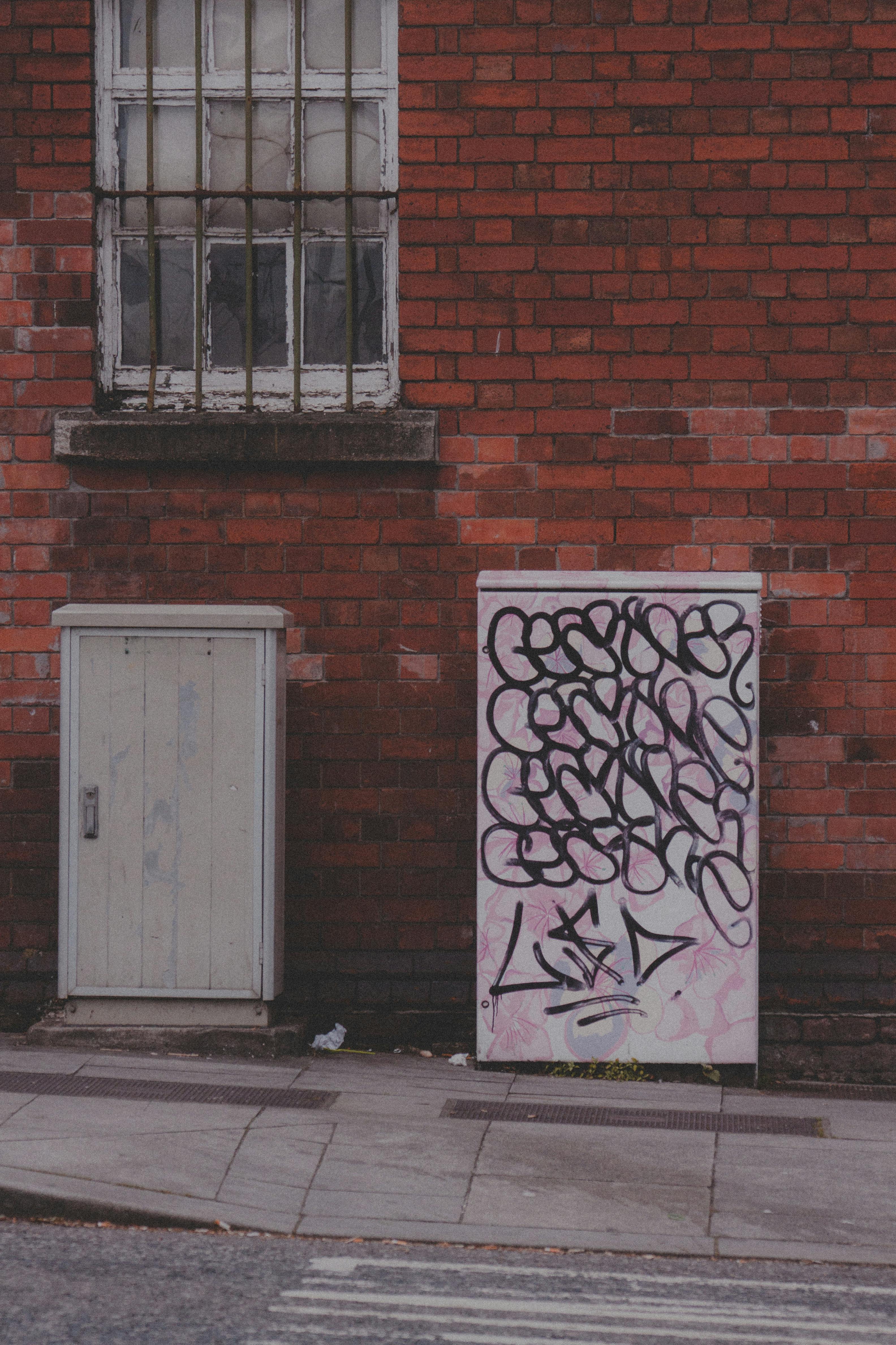 Graffiti on Boxes by the Street · Free Stock Photo