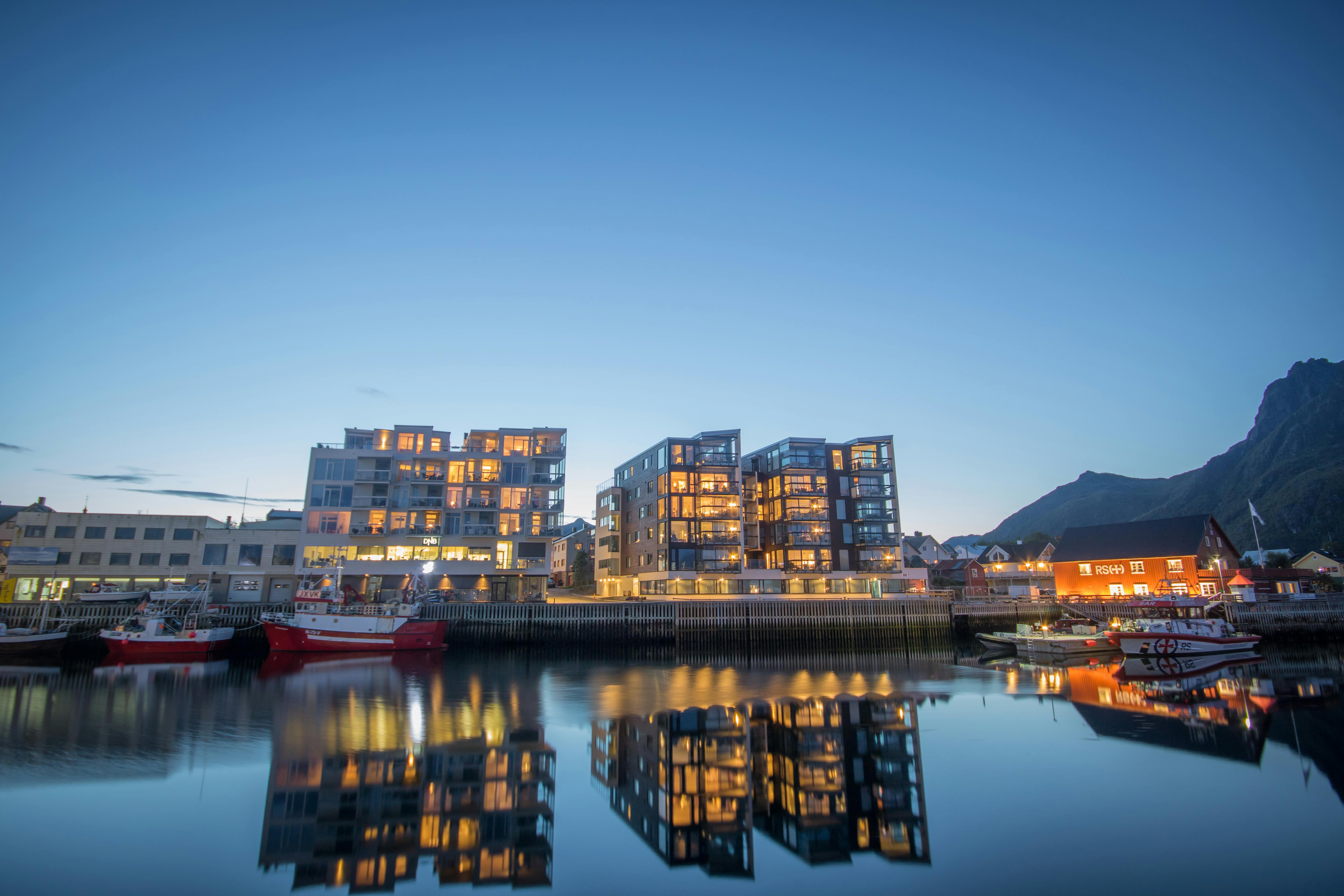 Buildings With Lights · Free Stock Photo