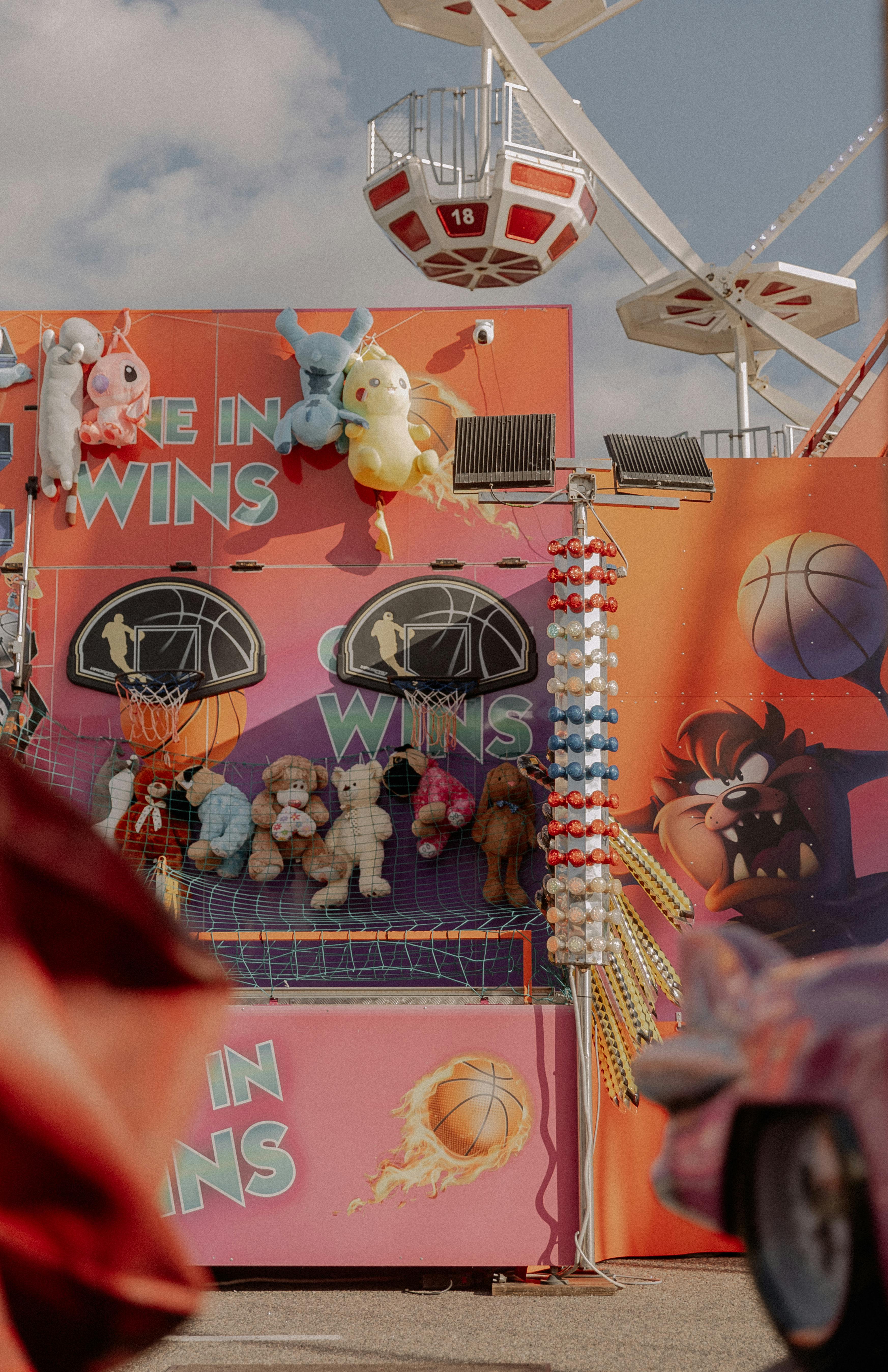 Carnival Game with Plush Toy Prizes · Free Stock Photo