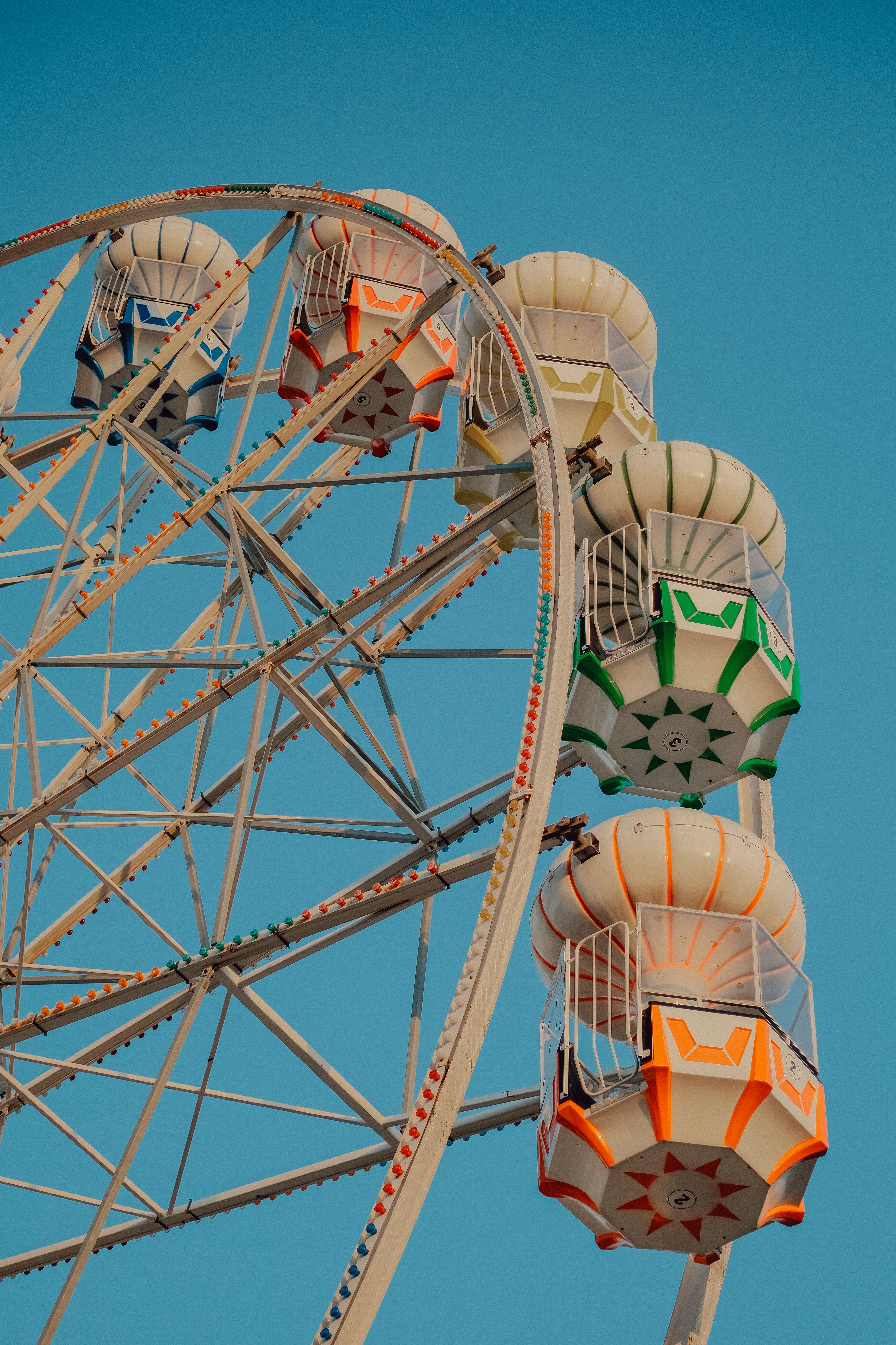 Blue Ferries Wheel · Free Stock Photo