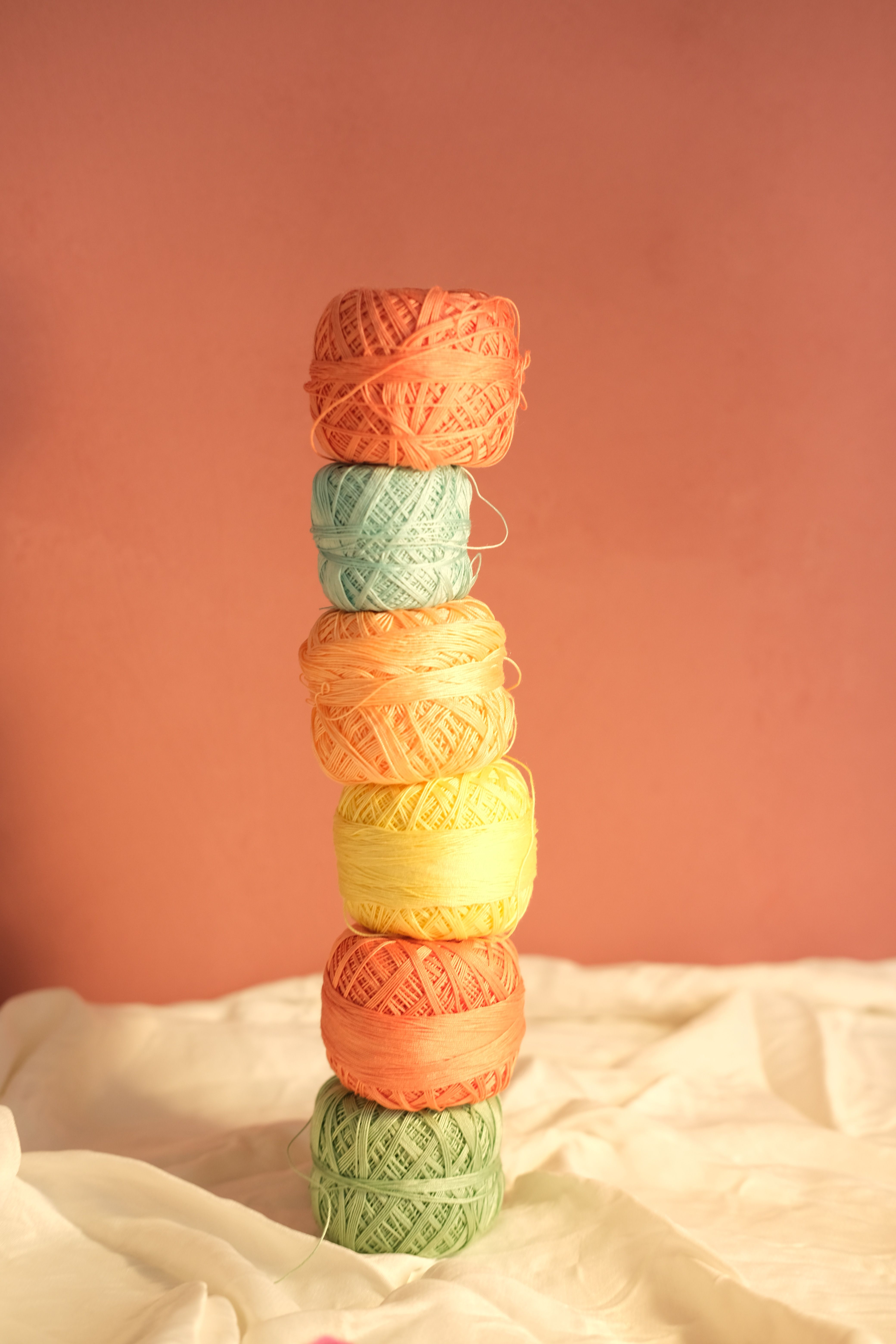 Colorful Balls of Wool · Free Stock Photo
