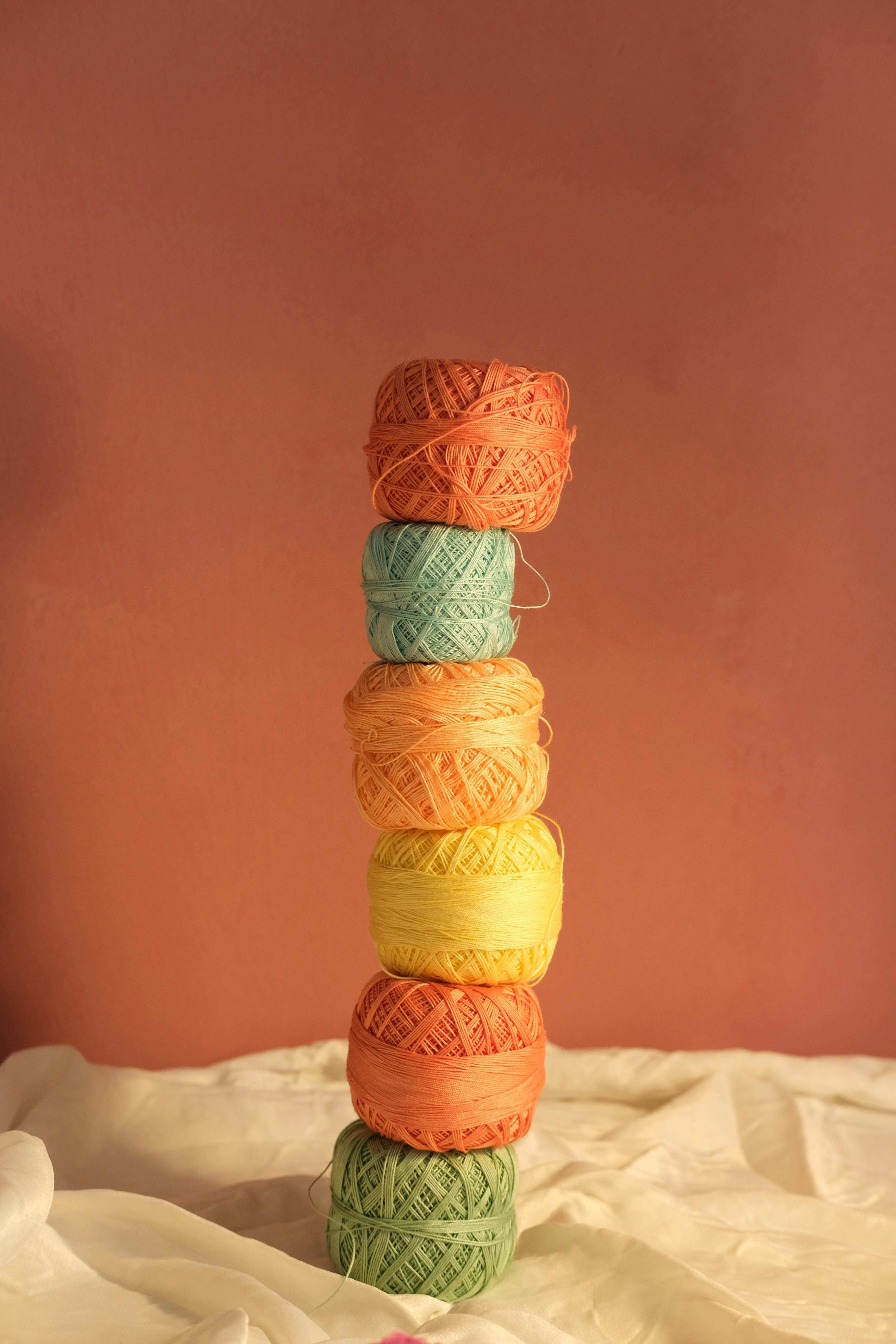 Colorful Balls of Wool · Free Stock Photo