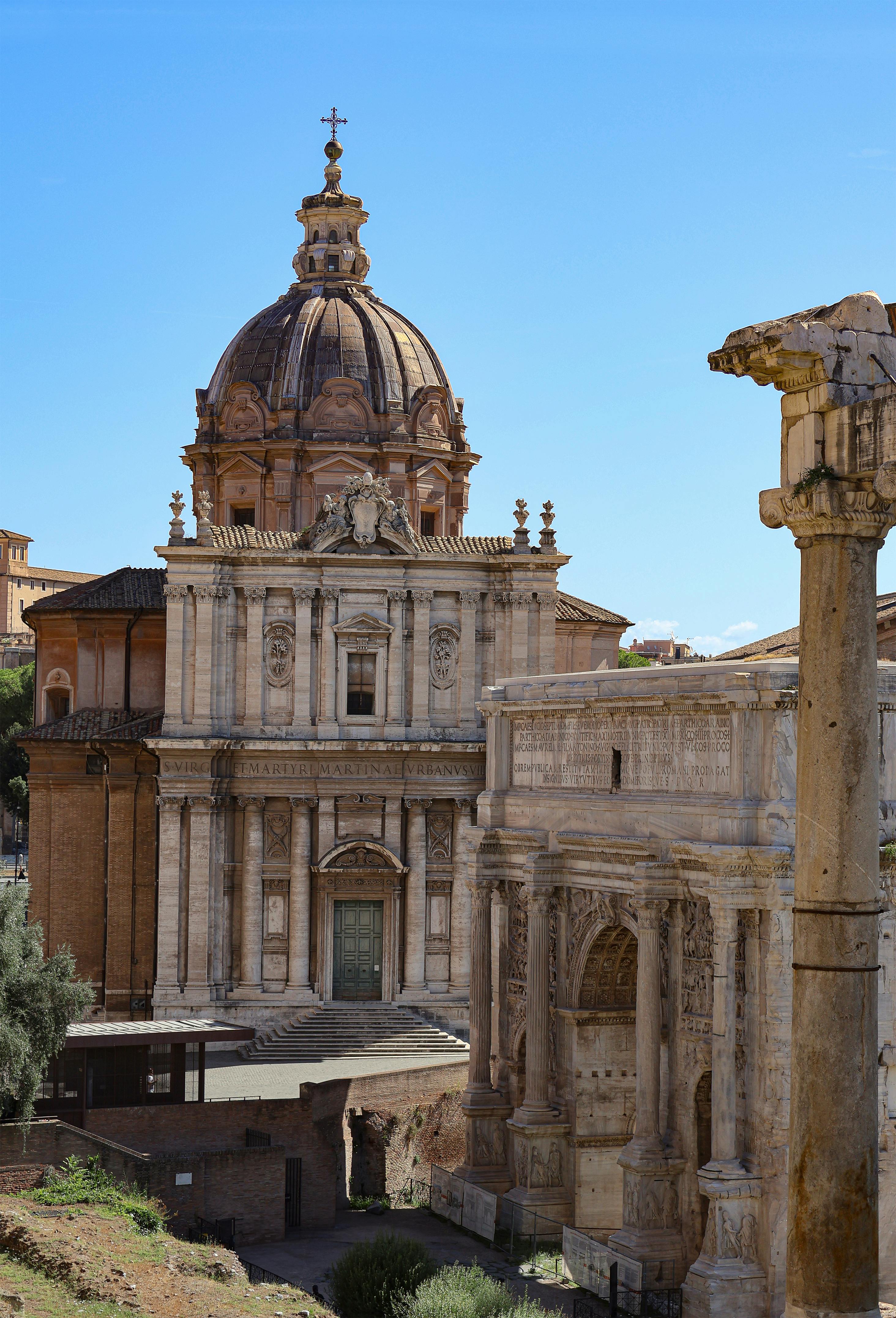 Santi Luca e Martina Church in Rome · Free Stock Photo