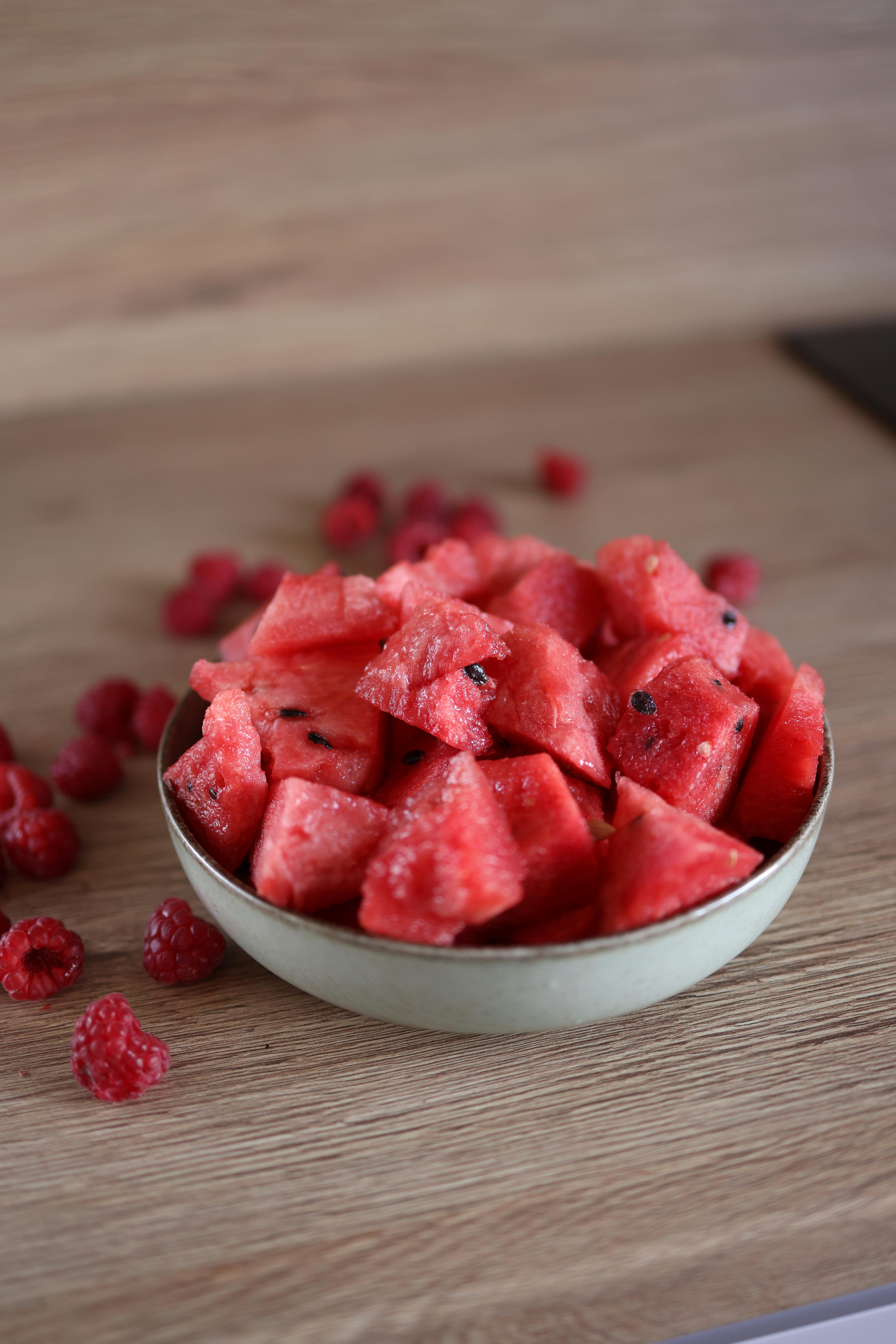 Bowl of Watermelon Chunks · Free Stock Photo