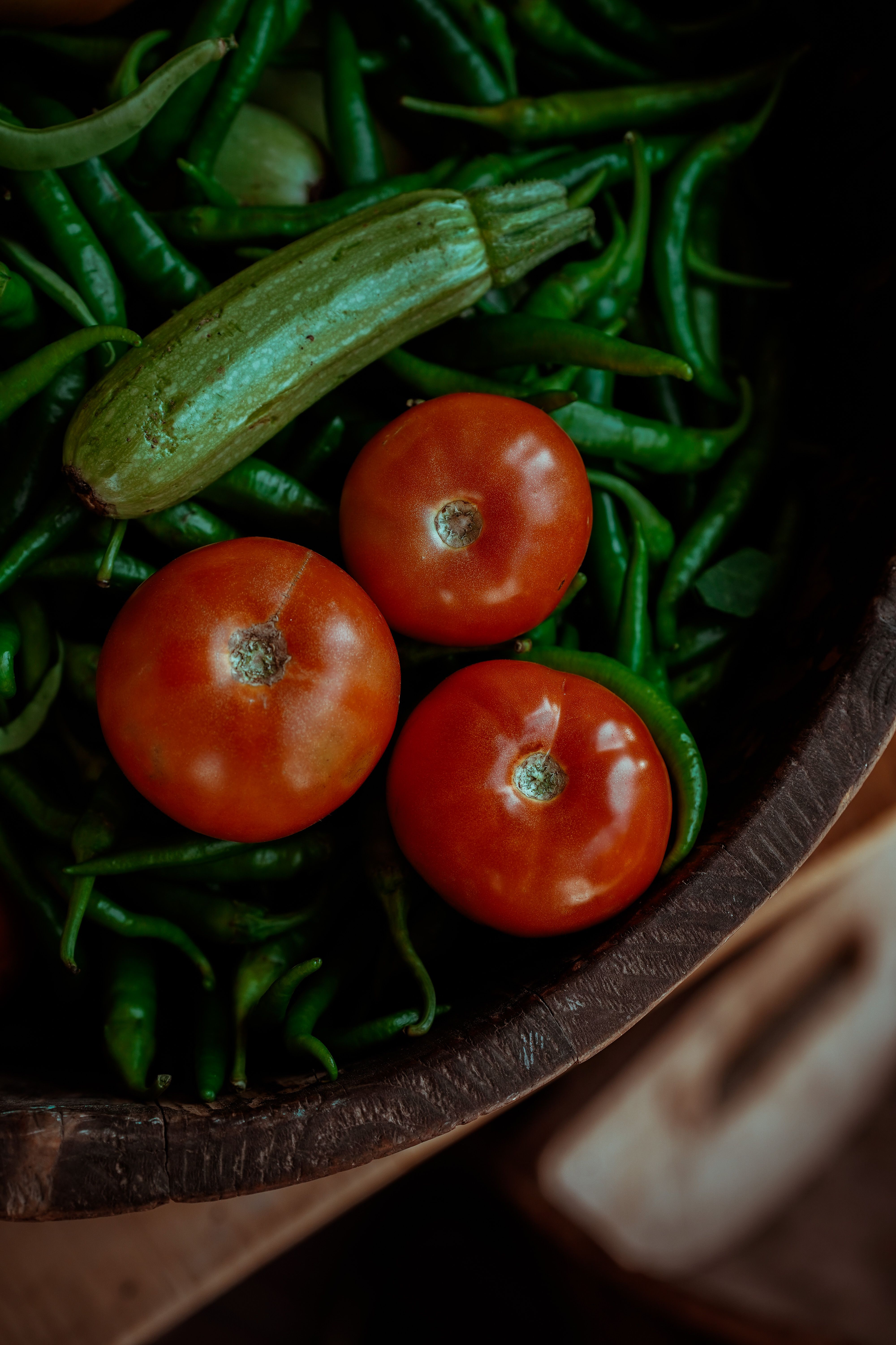 Top View of Vegetables · Free Stock Photo