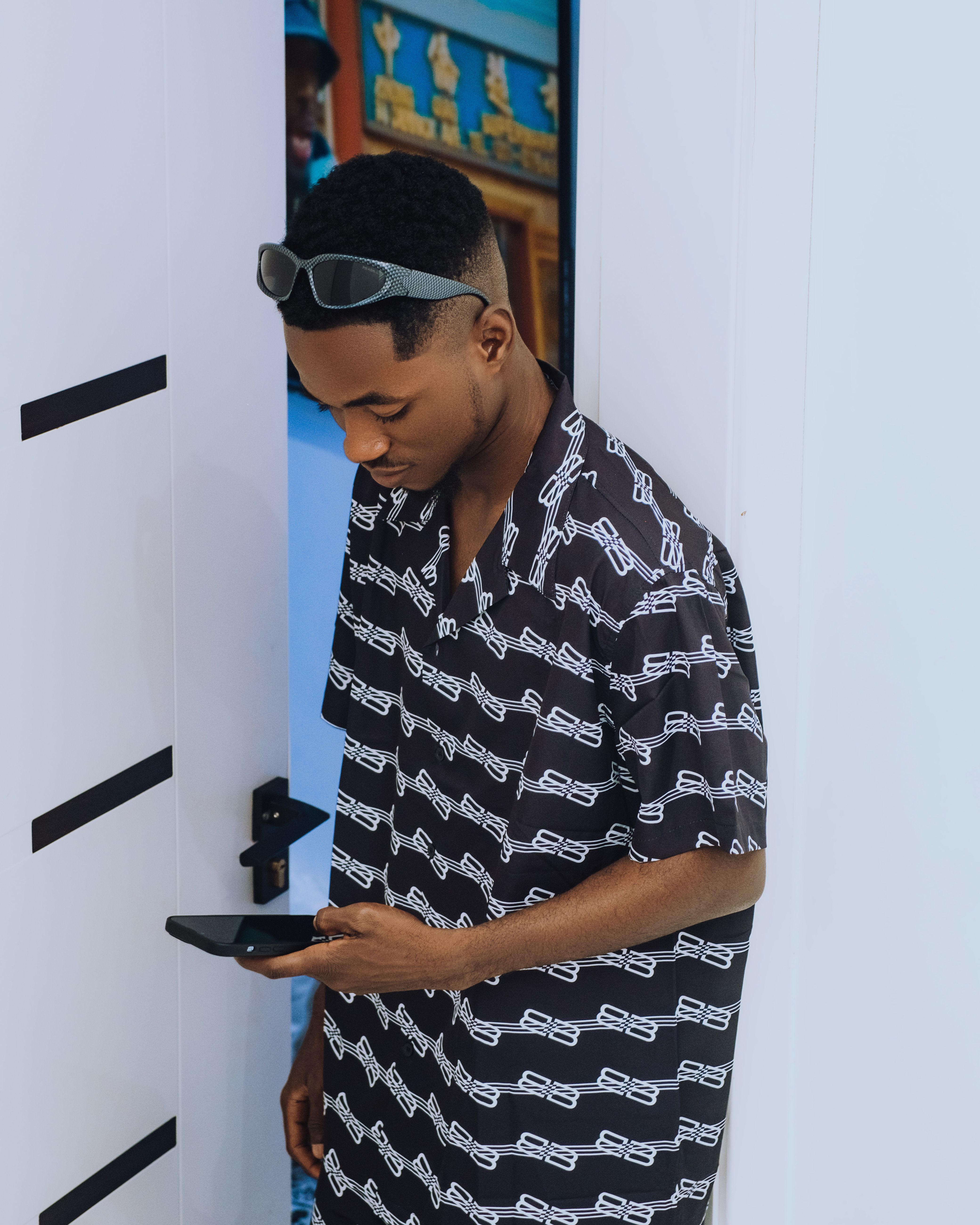 Man Looking at Cellphone · Free Stock Photo